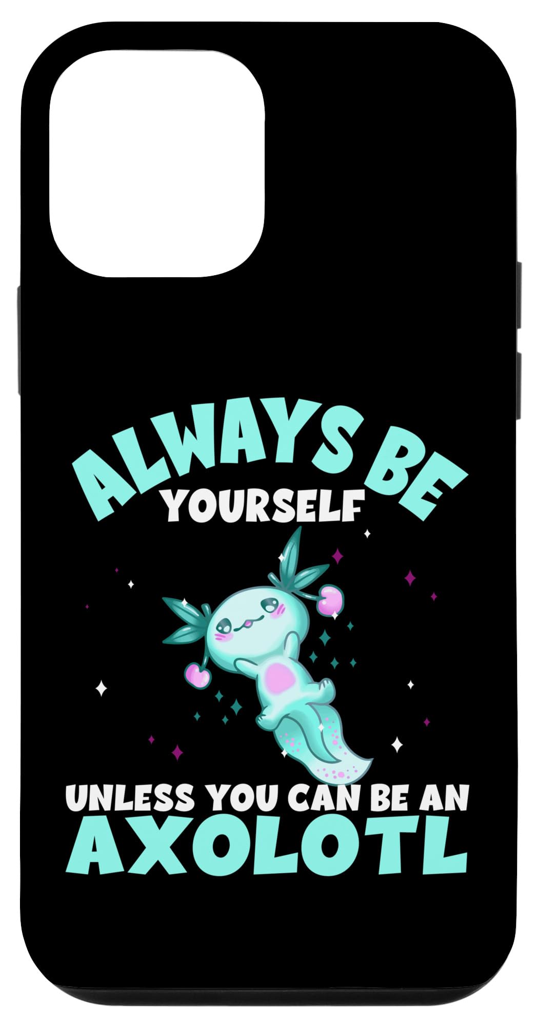 Amazon.com: iPhone 12 mini Cute Axolotl Kawaii Chibi Pastel Goth Anime ...