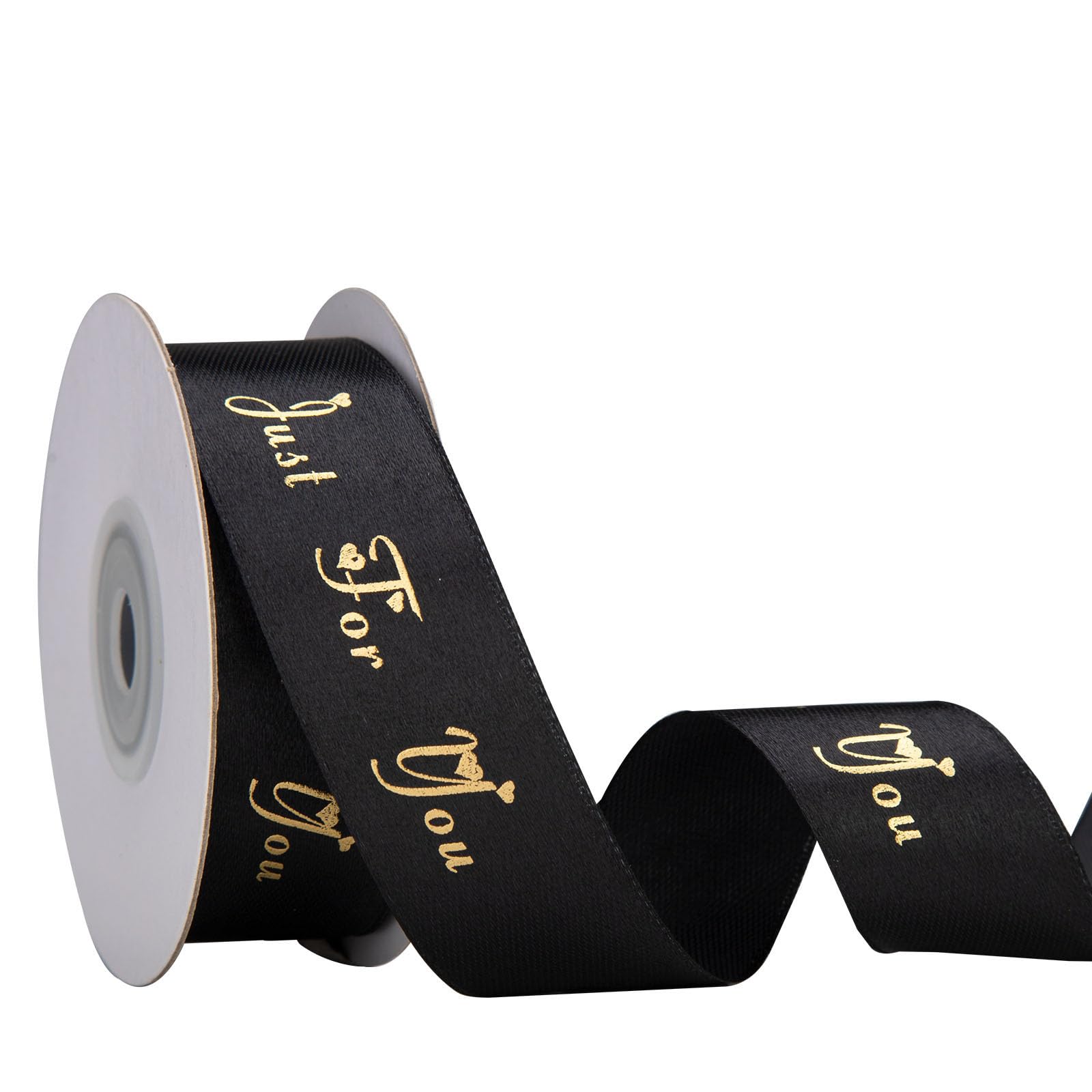 Amazon.com: Gift Wrapping Satin Ribbon with Letter Print Just for You ...