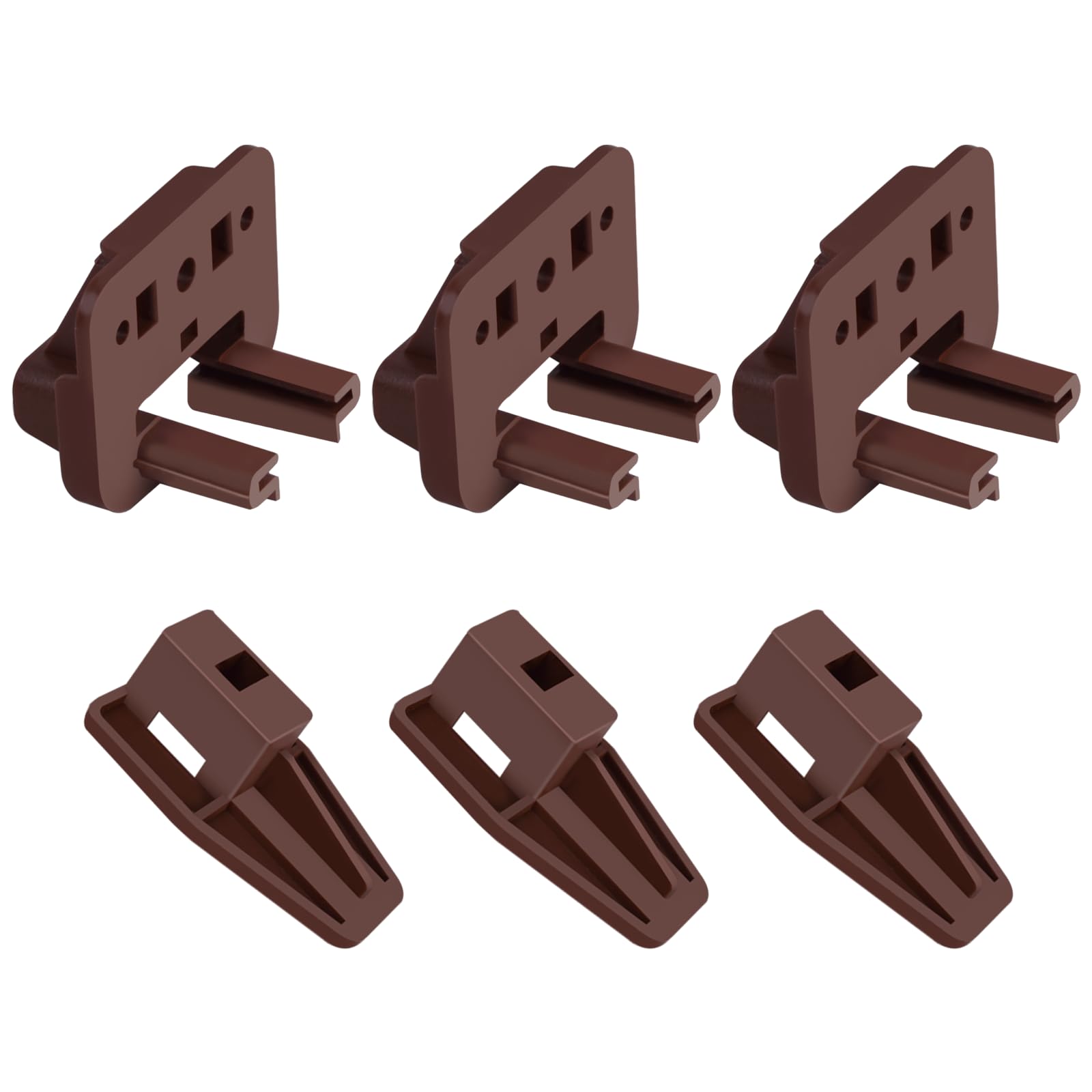 3PCS Drawer Slides Repair Kits Fit for Center Mount Drawer Slides ...