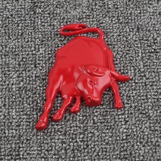 Pinzu 3D Raised Ox Bull Metal Monogram Emblem Badge Sticker for All ...