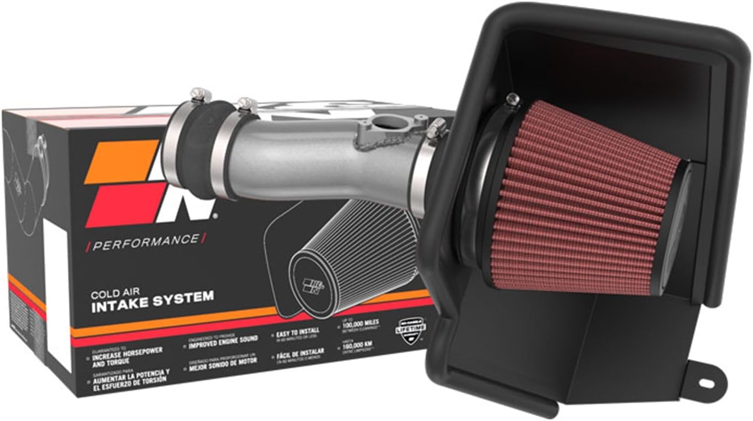 Amazon.com: PRL Motorsports High Volume Air Intake System Compatible ...