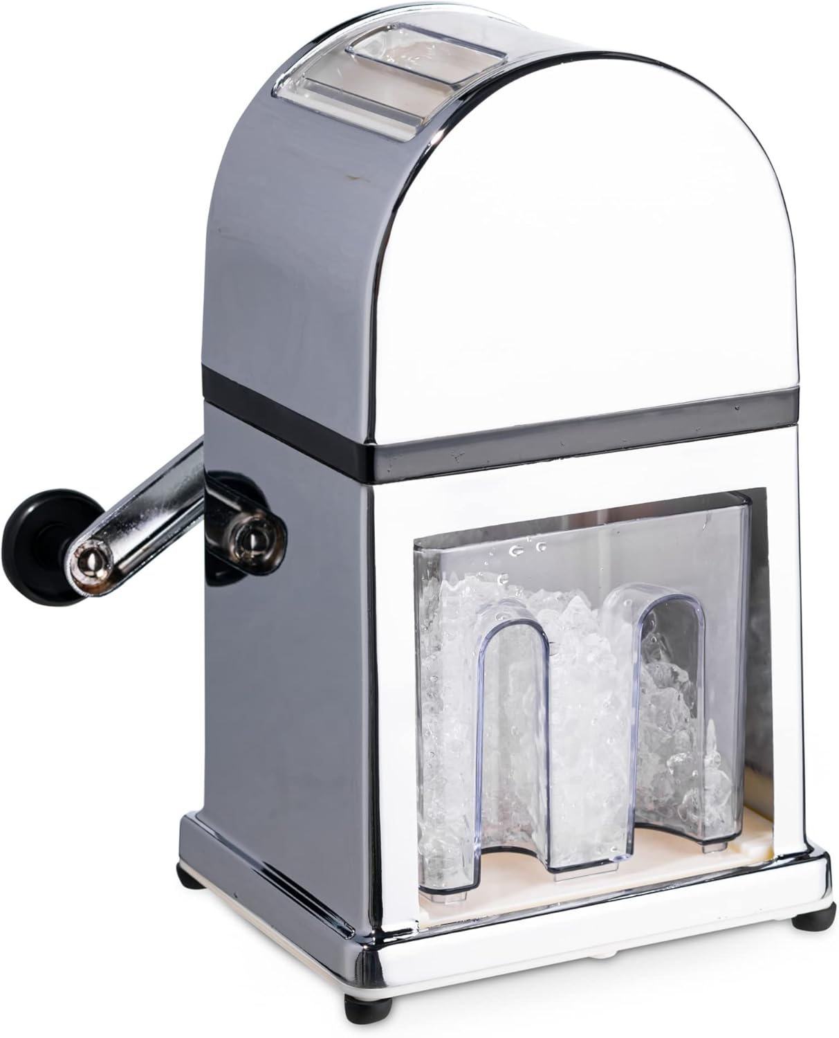 Amazon.com | Chrome Ice Crusher by bar@drinkstuff | Manual Ice Crusher ...