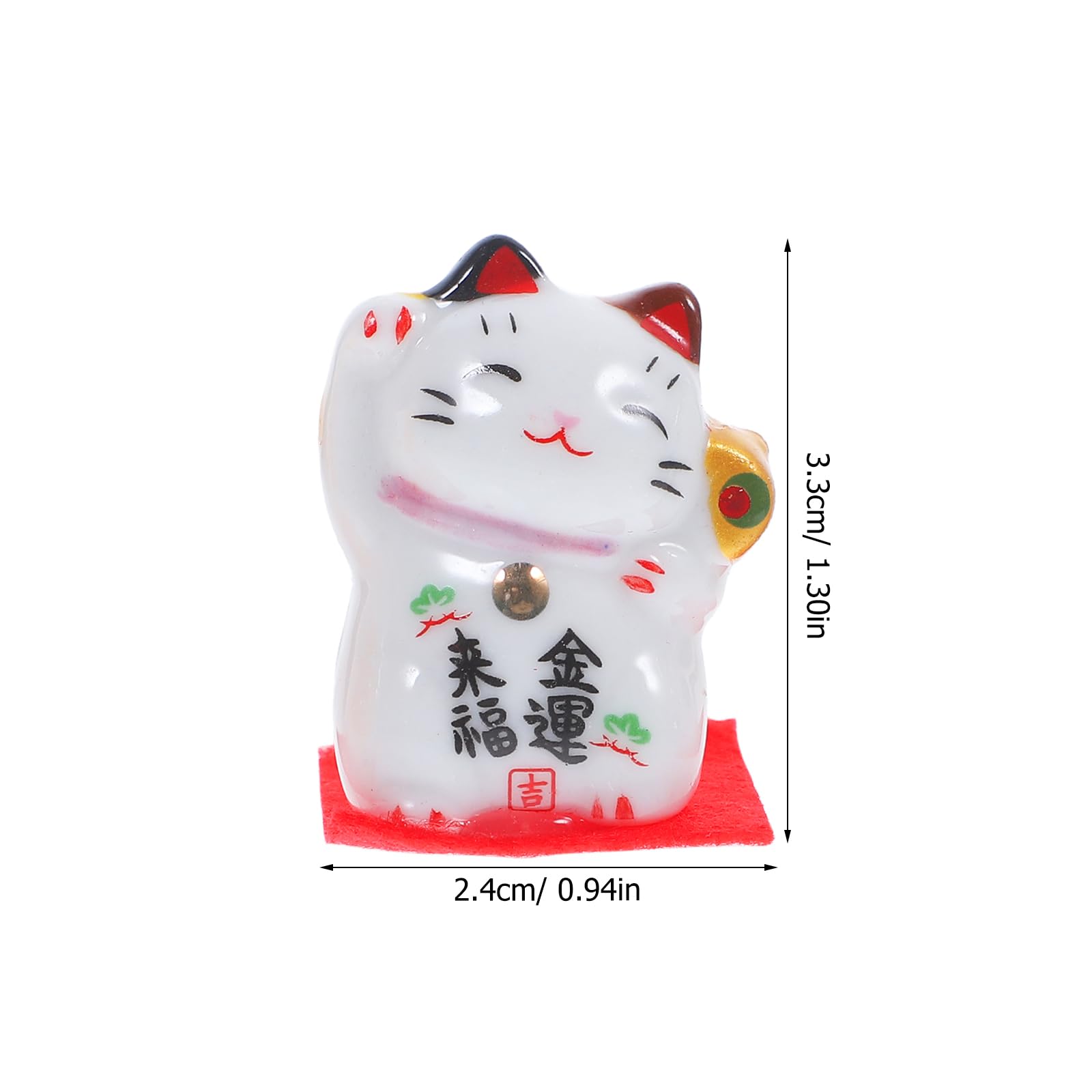 Three Japanese Lucky Cat VTG Japanese Welcoming Triple Maneki Neko
