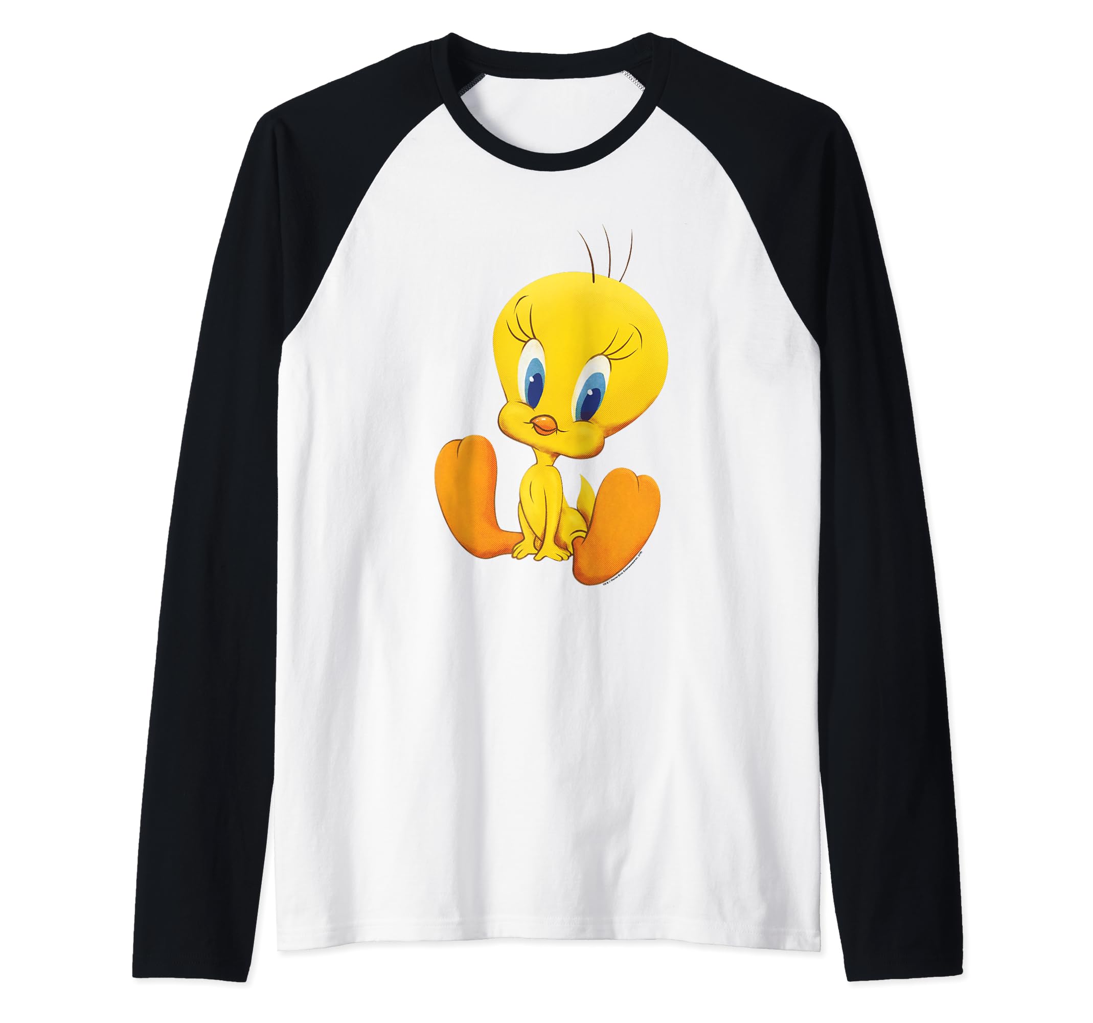 Amazon.com: Looney Tunes Cute Tweety Raglan Baseball Tee : Clothing ...