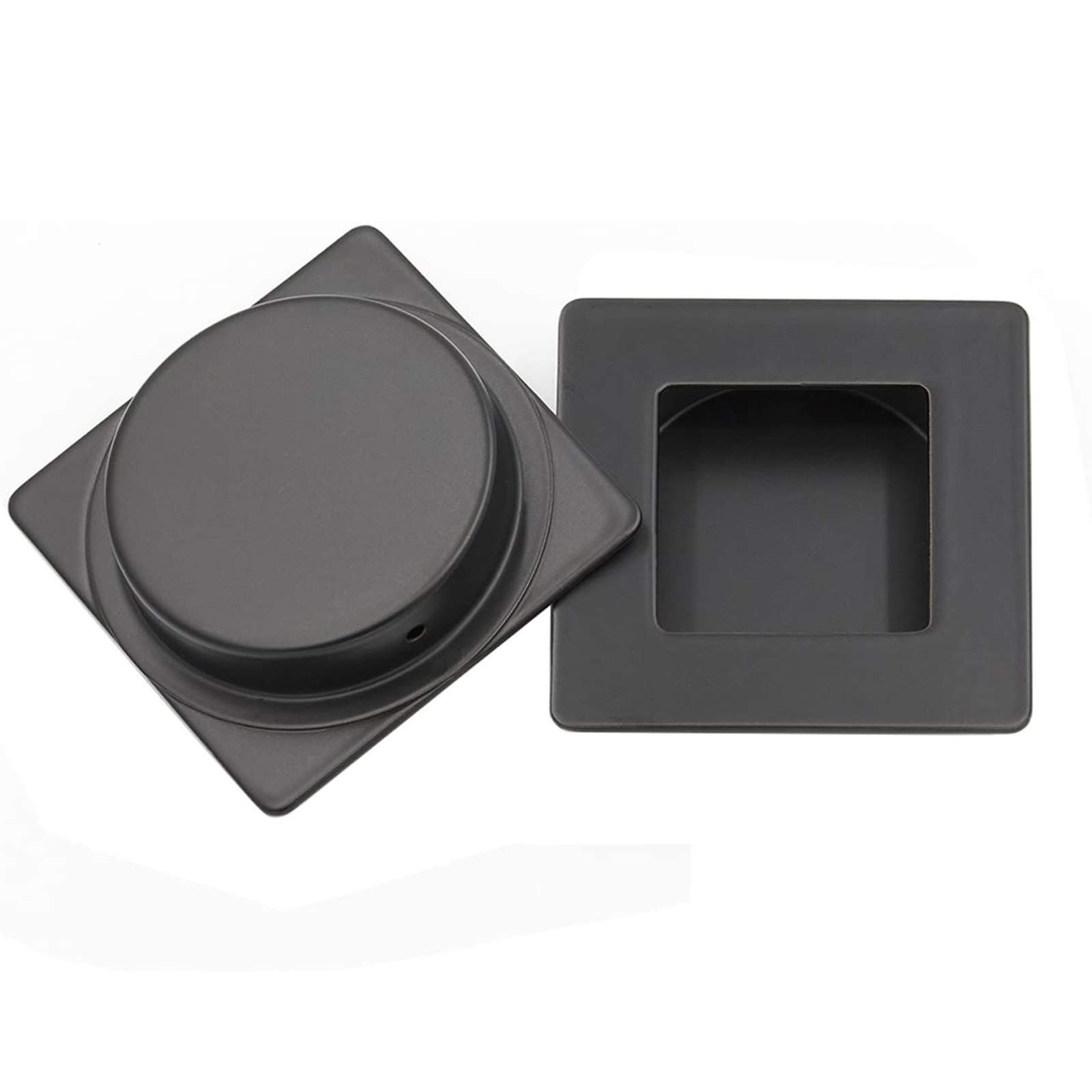 Sliding Closet Door Handle Black Flush Handle 5 Pack Homdiy ...