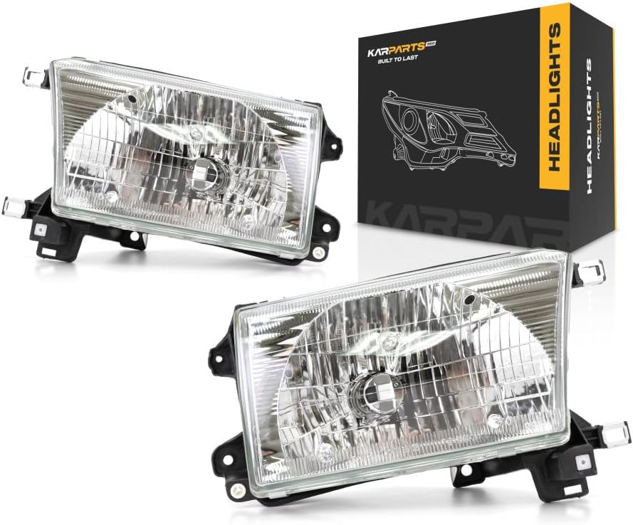 Amazon.com: DEPO 1999-2002 4Runner Headlight Set Driver & Passenger ...
