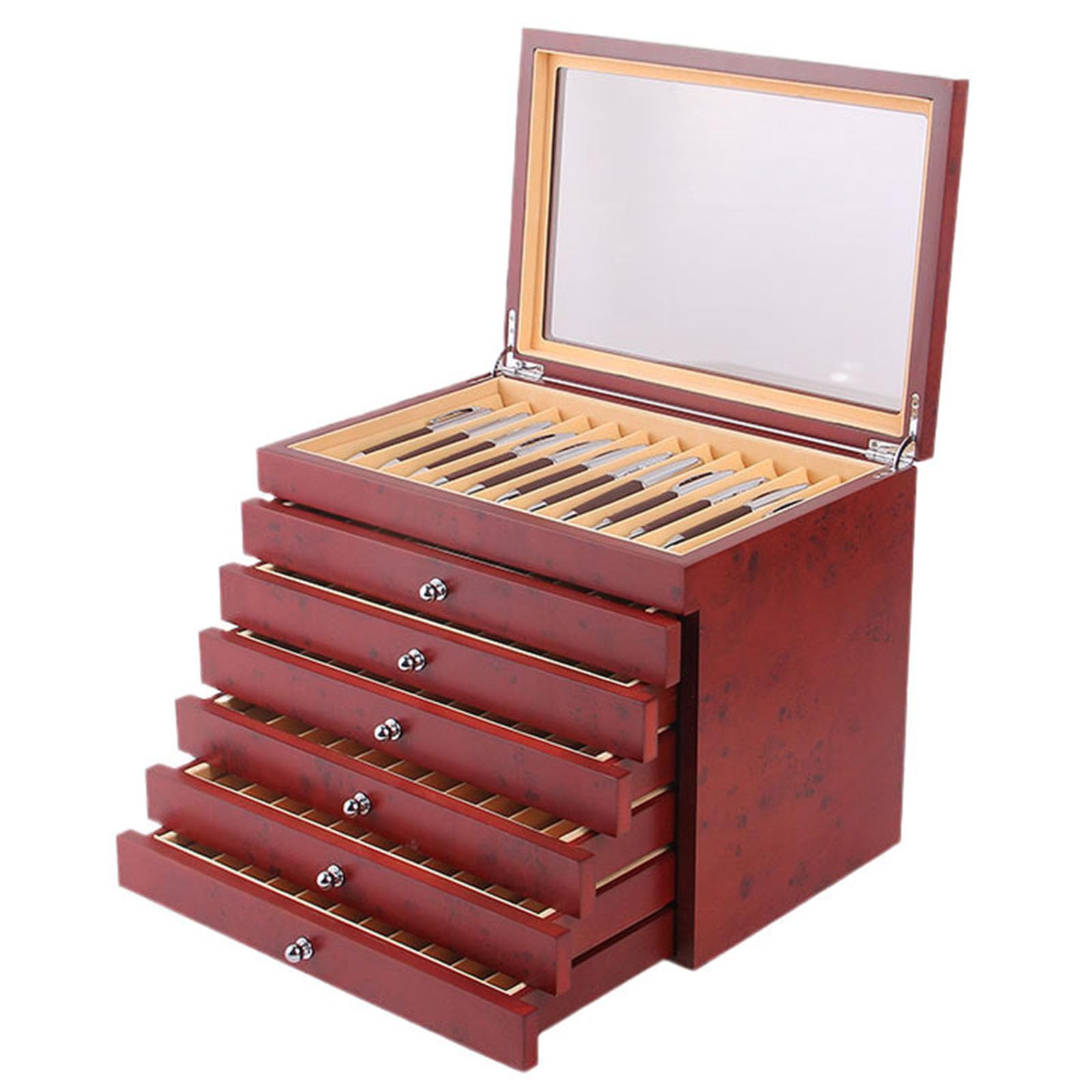 Amazon.com: HM&DX Wooden Pen Display Box,Pen Collection Display Case ...