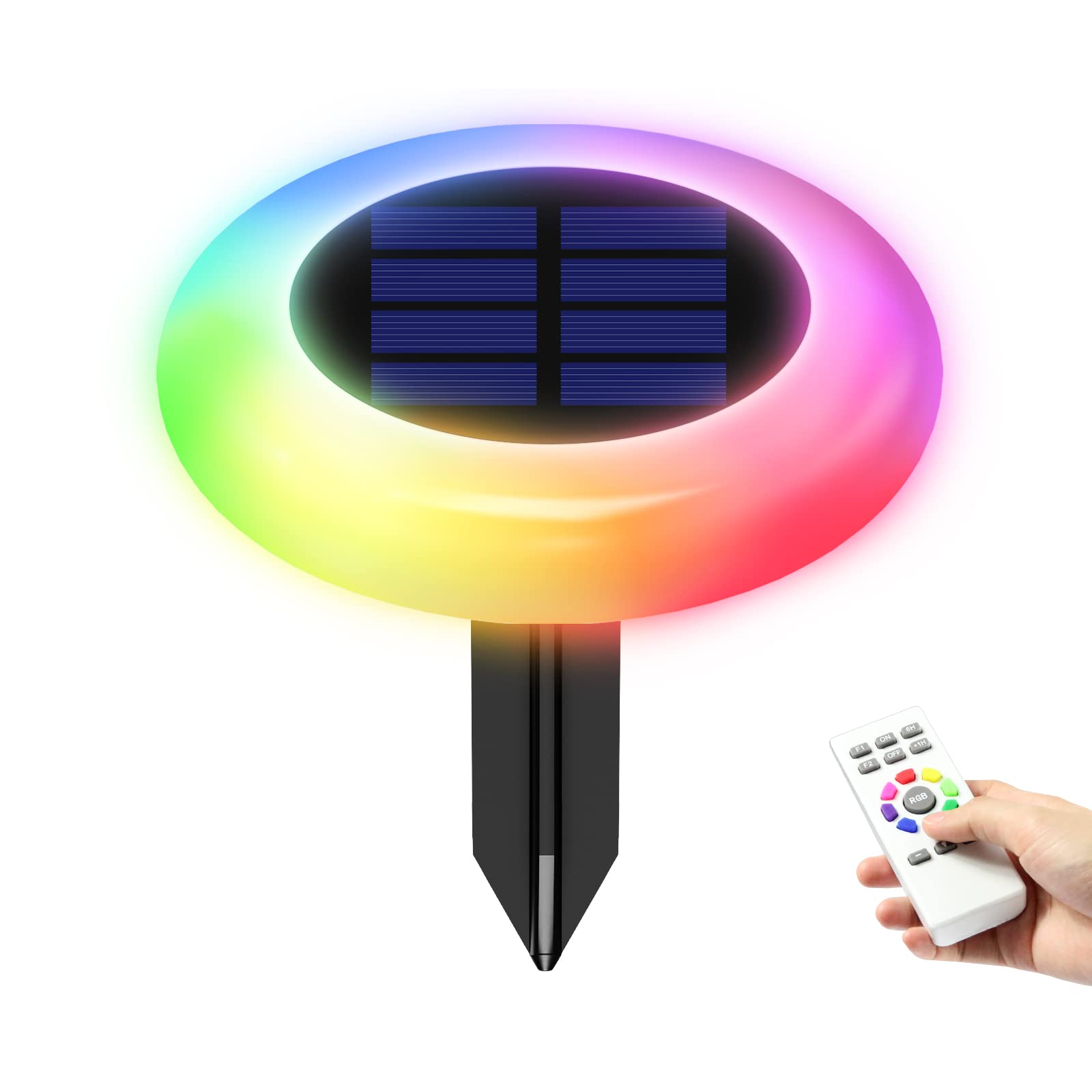 Snapklik.com : Intelamp Colorful Solar Lights For Outside Solar Garden ...