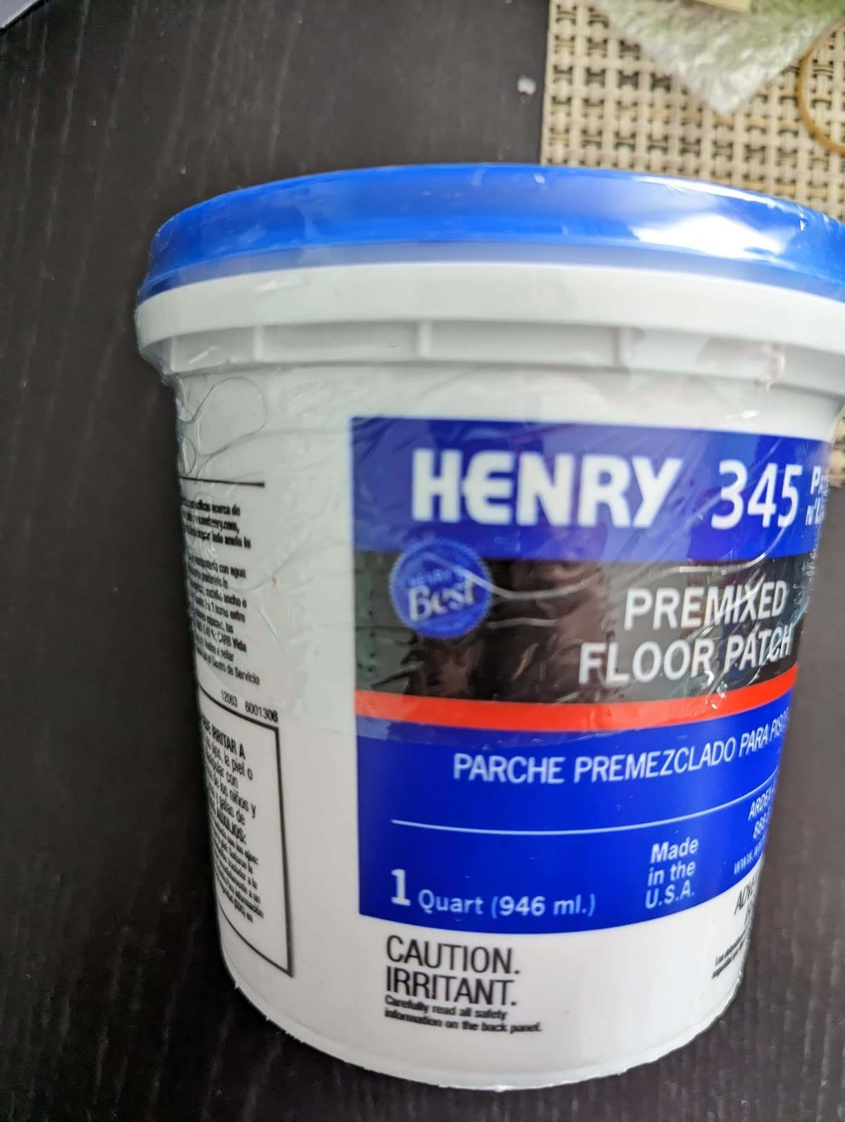 Henry, W.W ARDEX 12063 Pre-Mixed Floor Patch, 1 Quart, Gray, 32 Fl Oz ...