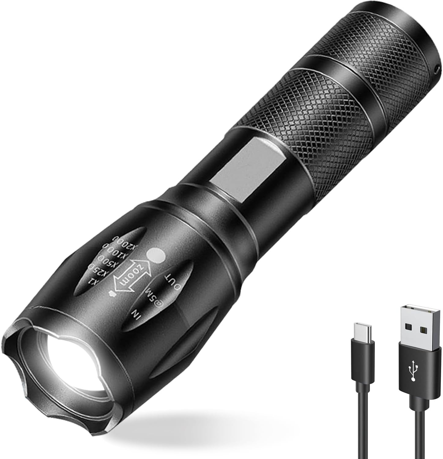 Flashlight, Ultra-Bright LED Flashlights with 8000 Lumens SD-1003 for ...