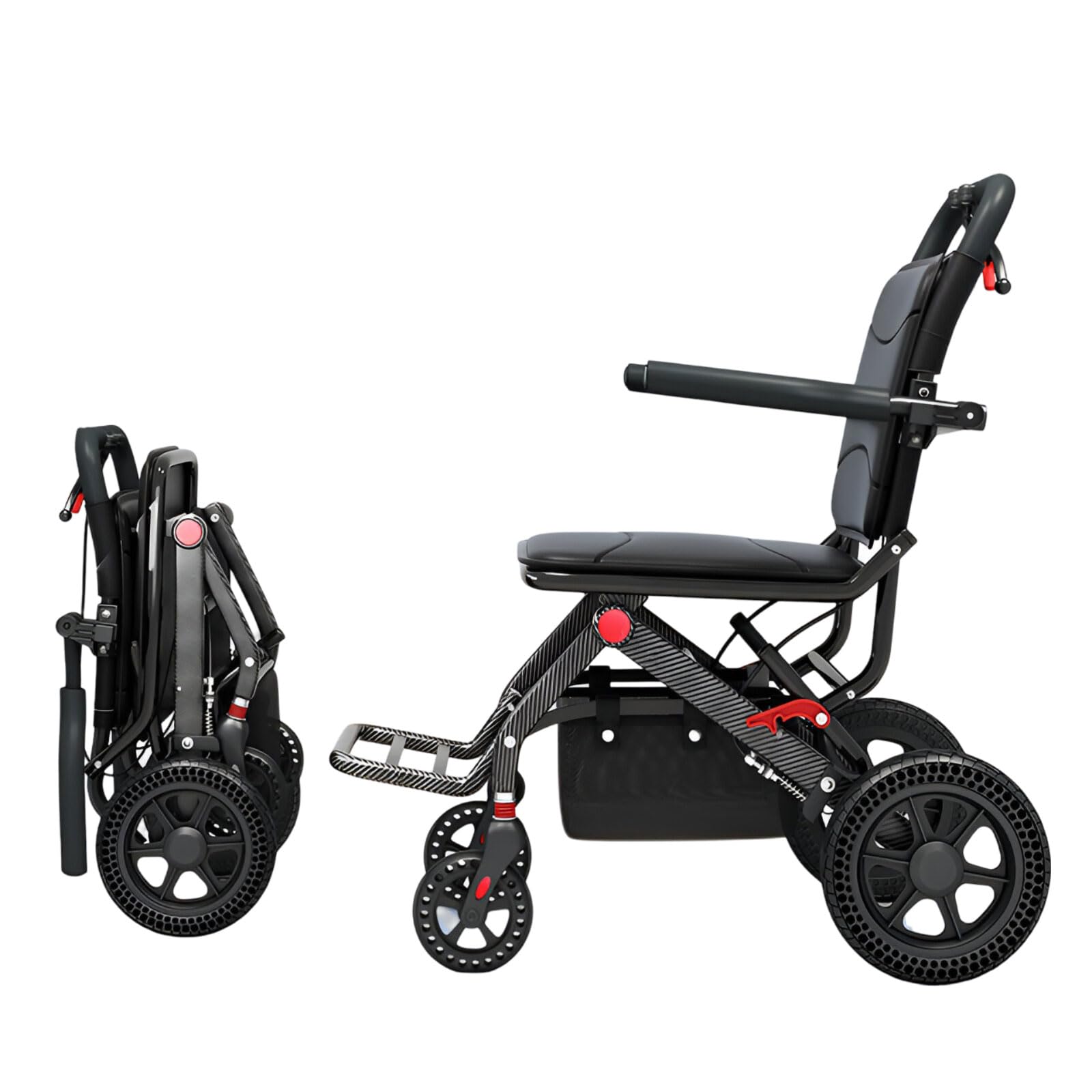Amazon.com - AIZYR Light Weight Folding Rollator Mobility Aid, Four ...