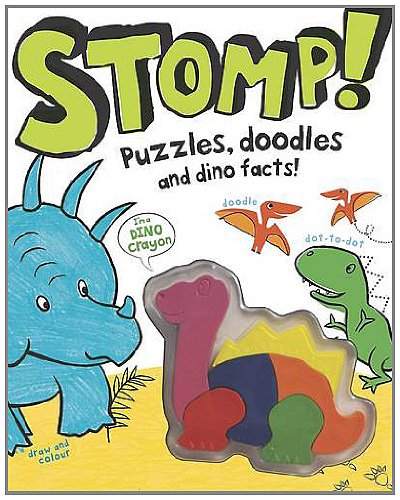 Stomp! - Dinosaur Activity Book with Shaped Crayons (Dinosaur Activity ...