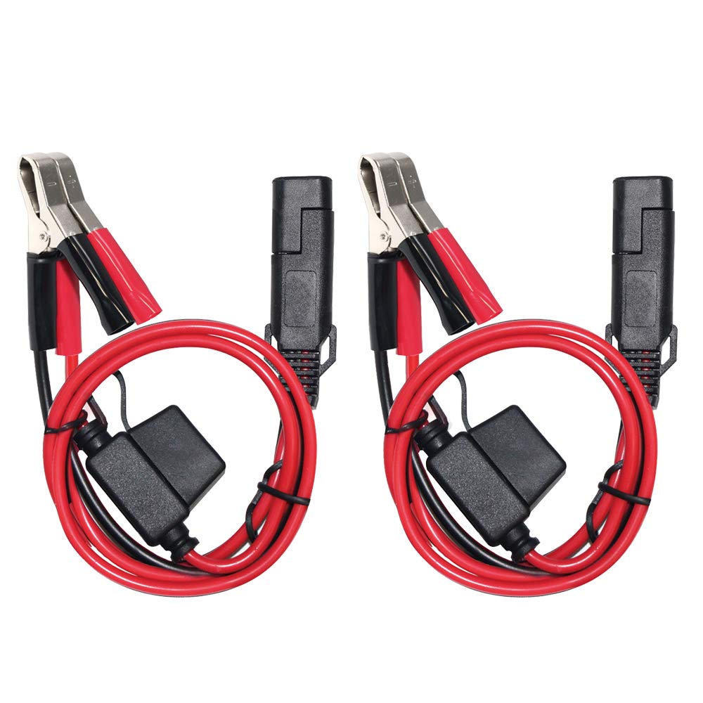 Buy SPARKING 1 5FT 12V Battery Alligator Clip To SAE 2Pin Quick Buy SPARKING 1 5FT 12V Battery Alligator Clip To SAE 2Pin Quick