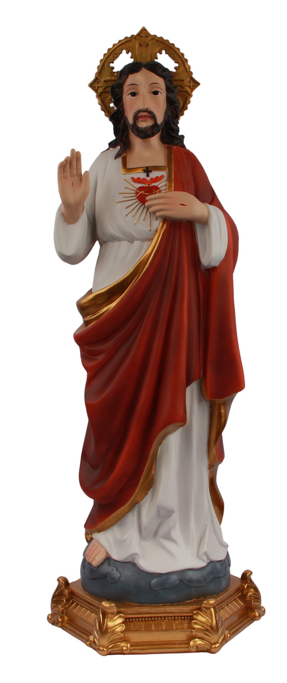 Buy Sacred Heart of Jesus Christ Lord Catholic Religious Gift Colored ...