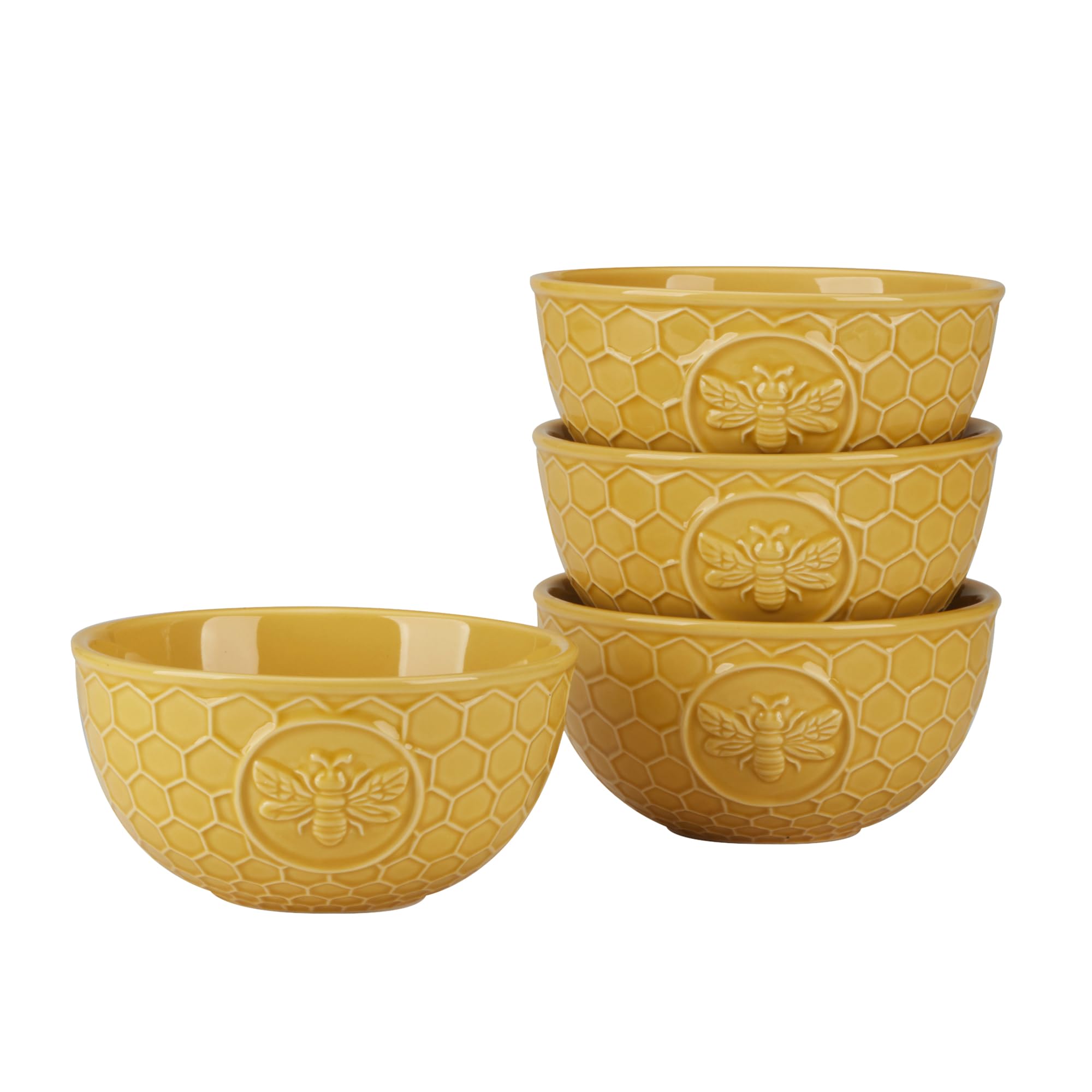 Amazon.com: Certified International French Bees Embossed Honeycomb Ice ...
