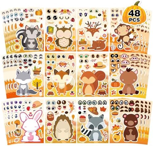 Amazon.com: 24 Sheets Ocean Stickers for Kids, Make Your Own Sea Animal ...