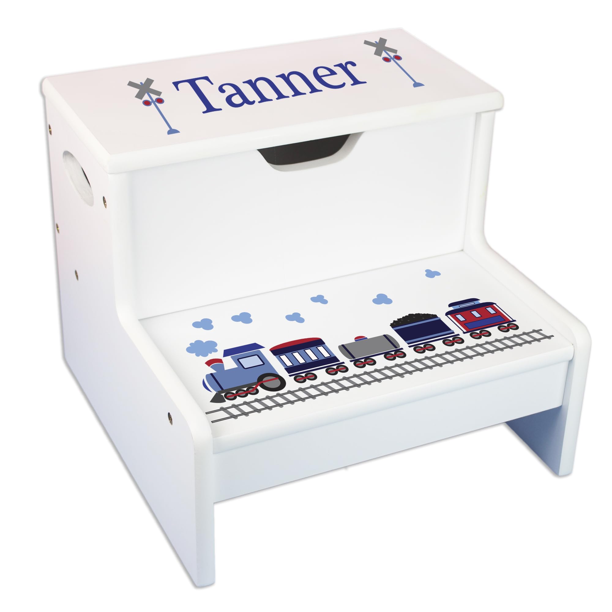 Amazon.com: Train Step Stool with Storage : Baby