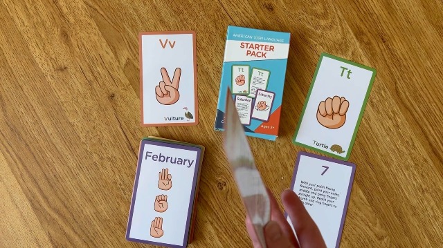 Snapklik.com : American Sign Language Cards For Toddlers And Beginners ...