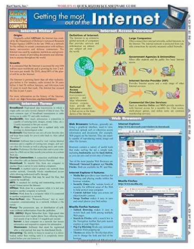 Internet Guide (Quickstudy: Computer) by Inc. BarCharts (2005-01-01 ...