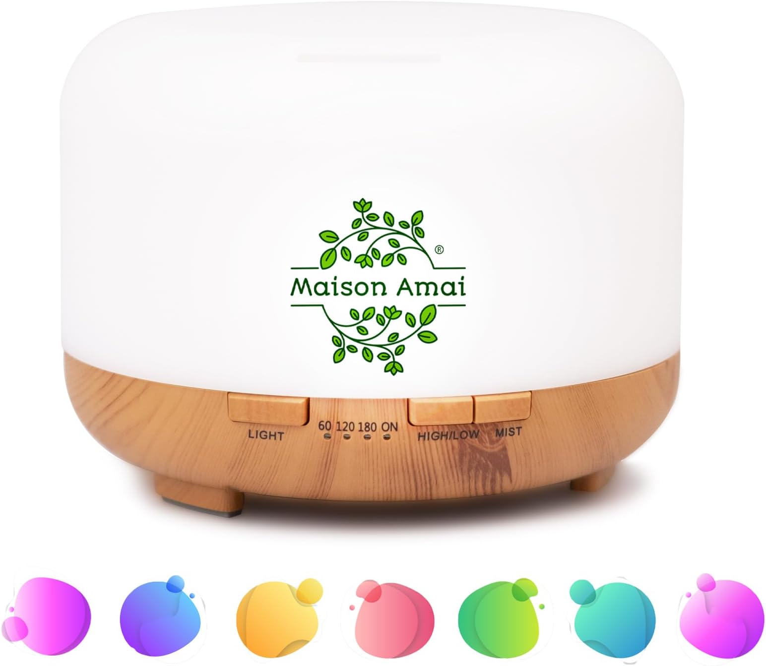 Amazon.com: Aromatherapy Cool Mist Diffuser, Essential Oil Diffusers ...