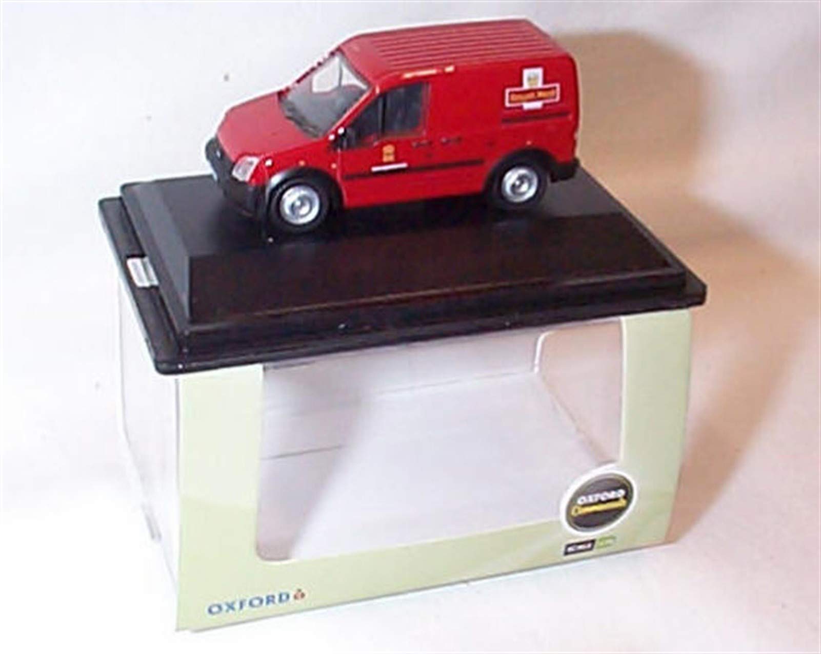 oxford red ford transit connect royal mail van 1.76 scale diecast model ...