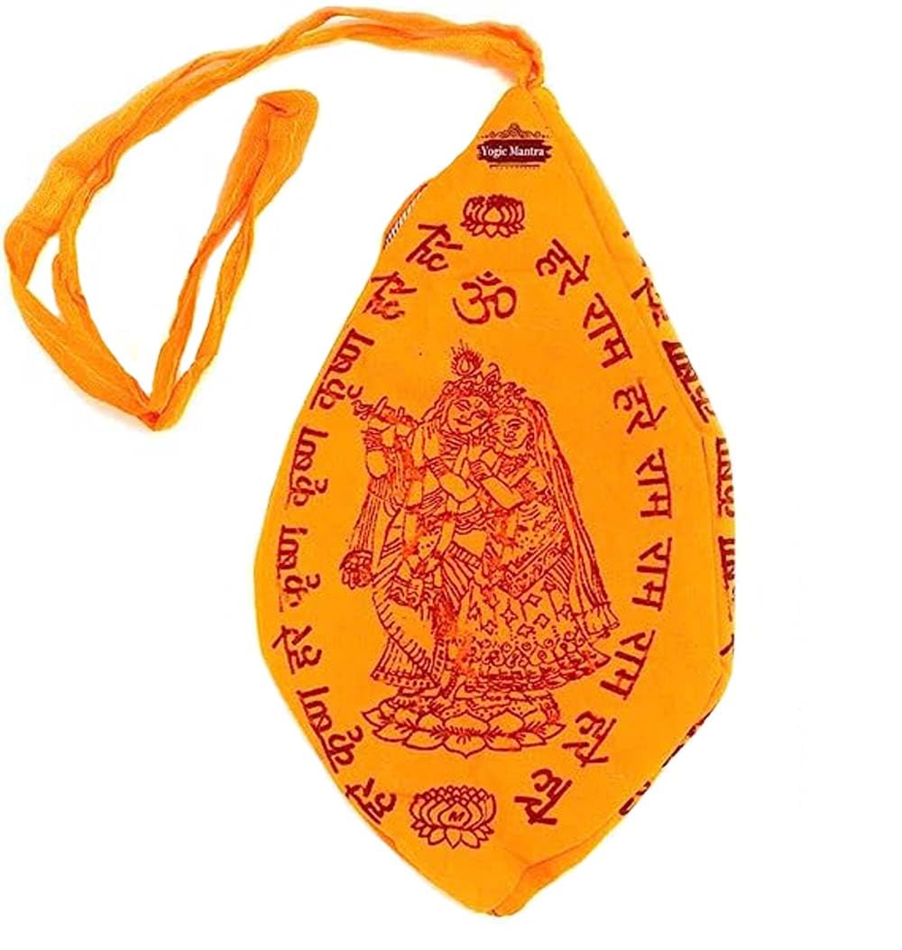Duggu Gaumukhi Jap Mala Bag Rama-Krishna Design Nepal | Ubuy