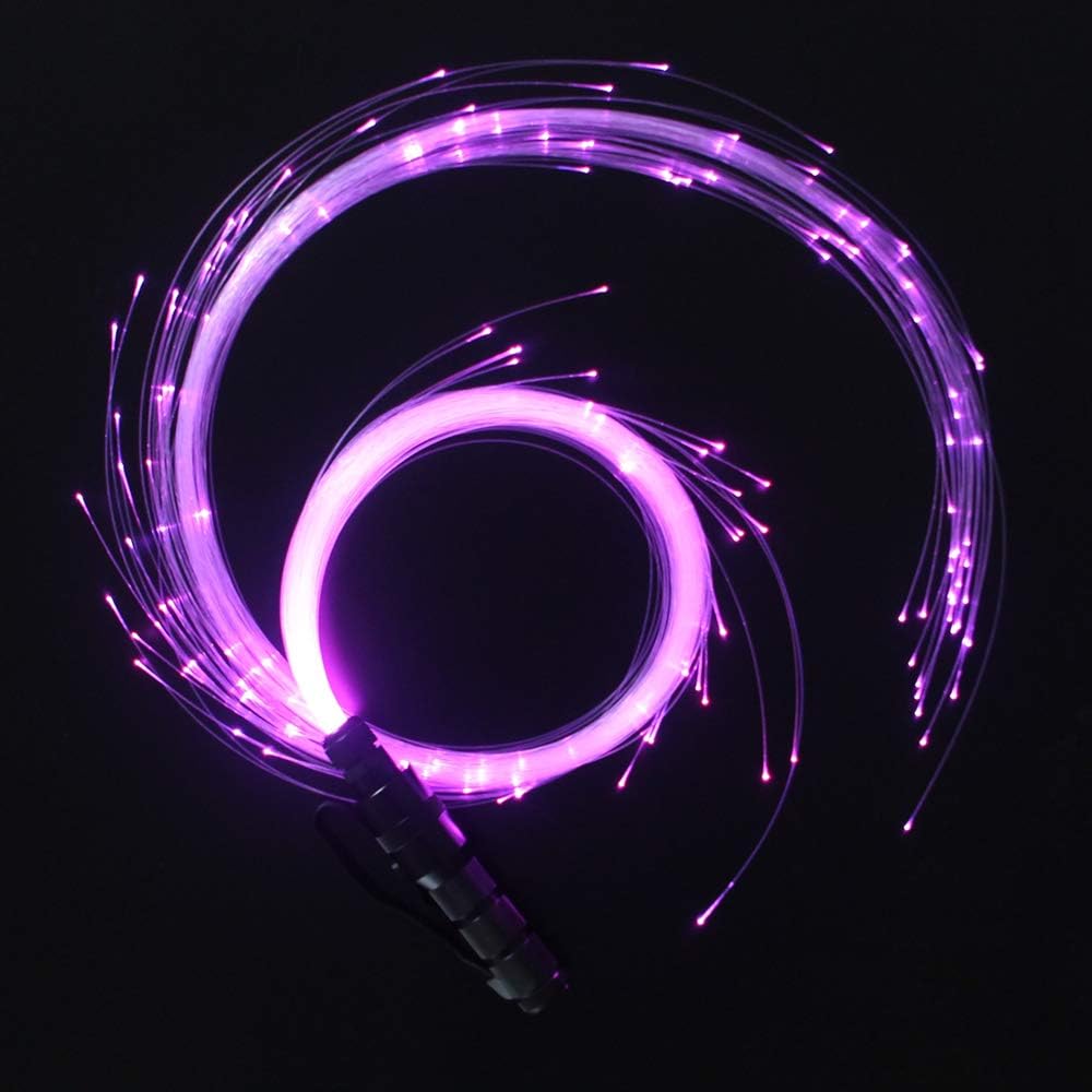 AKEPO Fiber Optic Whip Dancing Whip Rave Toy 10 Colors 40 Effect Modes ...