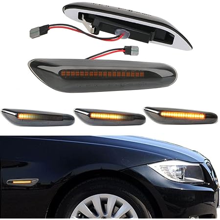 Amazon.com: NDRUSH Sequential LED Side Marker Turn Signal Lights Compatible with BMW E90 E91 E92 ...