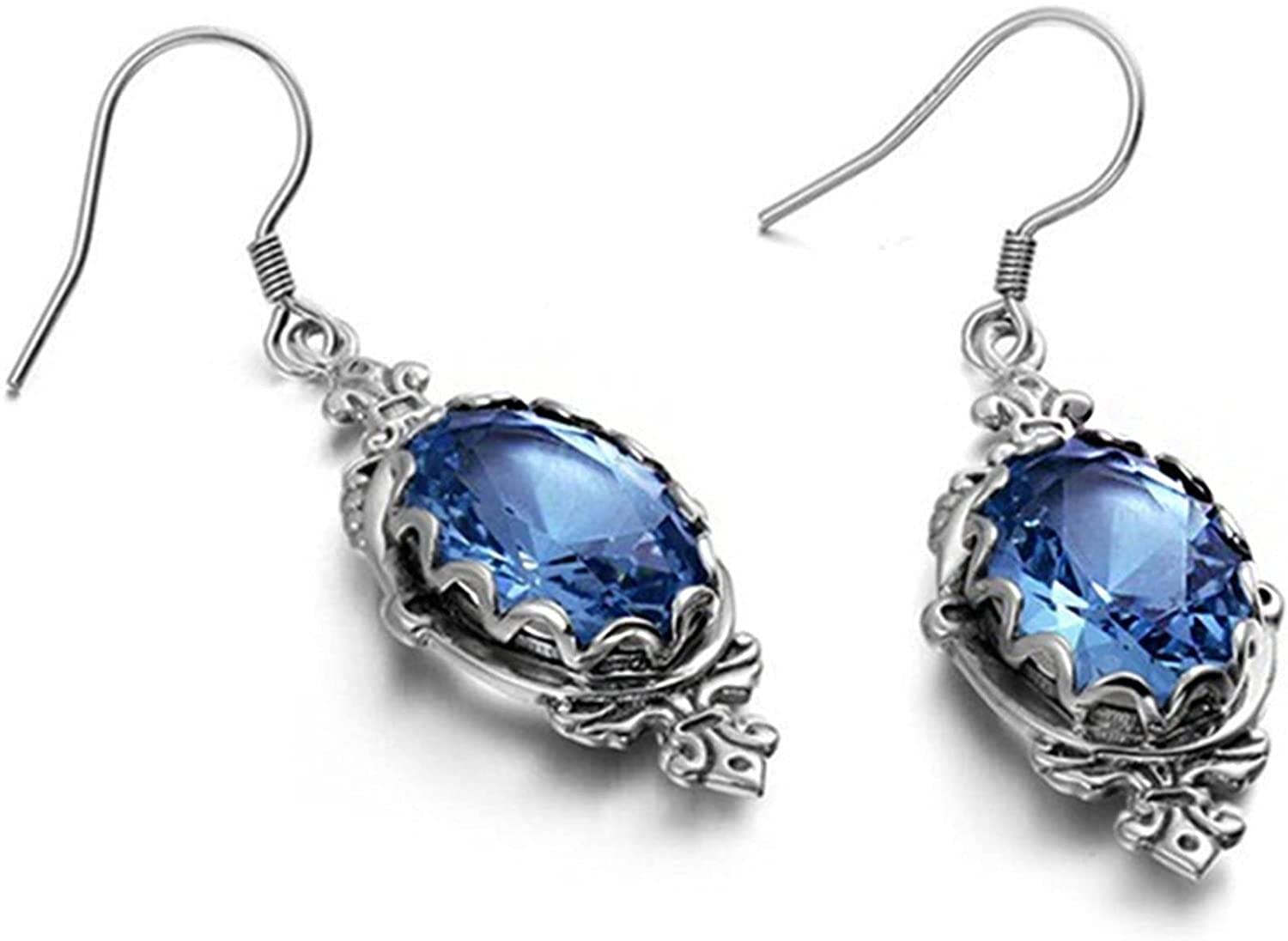 Amazon.com: Generic Sterling Silver Oval Created or Real Gemstone ...