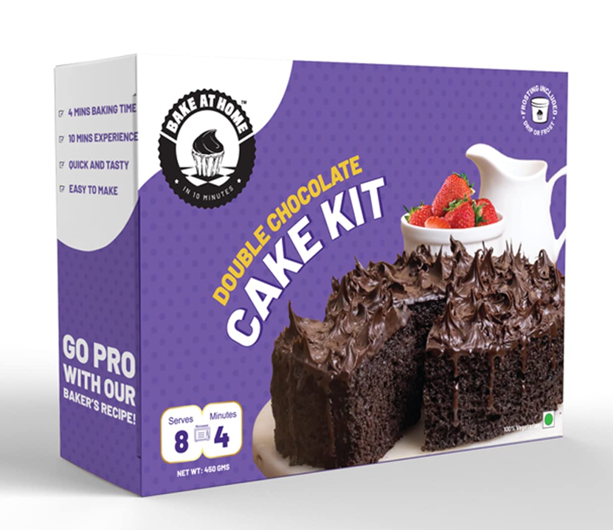 BAKE AT HOME | Cake Mix | DIY Kit with Ready to use Frosting and Cake ...