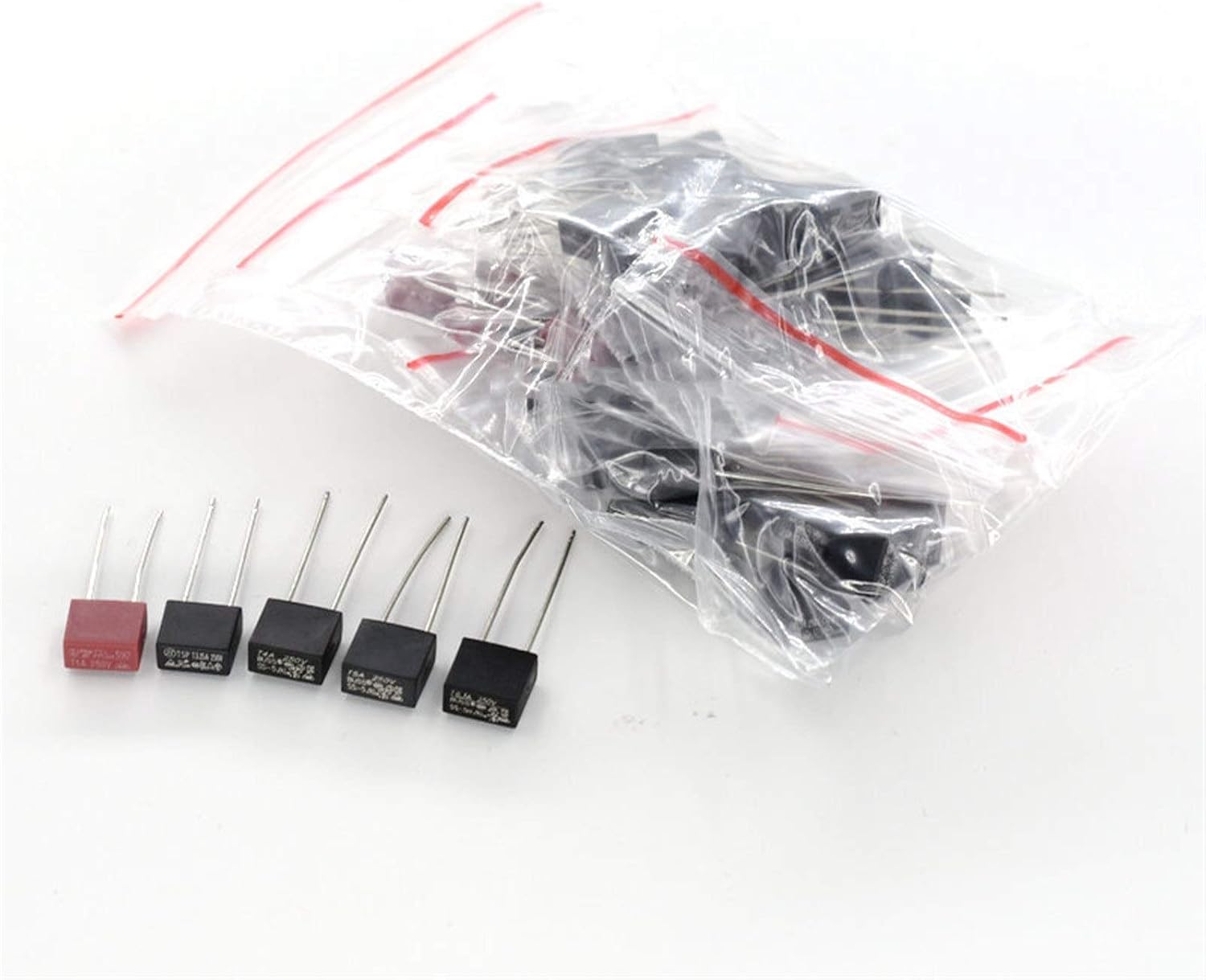 Amazon.com: GALSOR Fuses 50PCS Square Fuse Kit Rectangle Protective ...