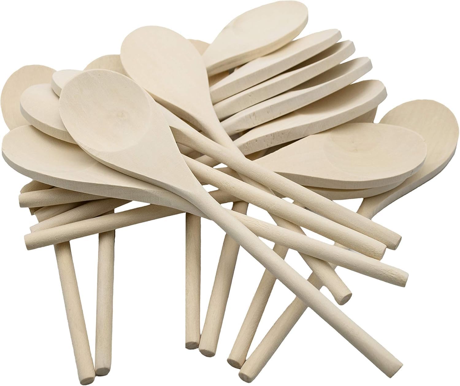 Kitchen Wooden Spoons Mixing Baking Serving Utensils Puppets 30cm - Set ...