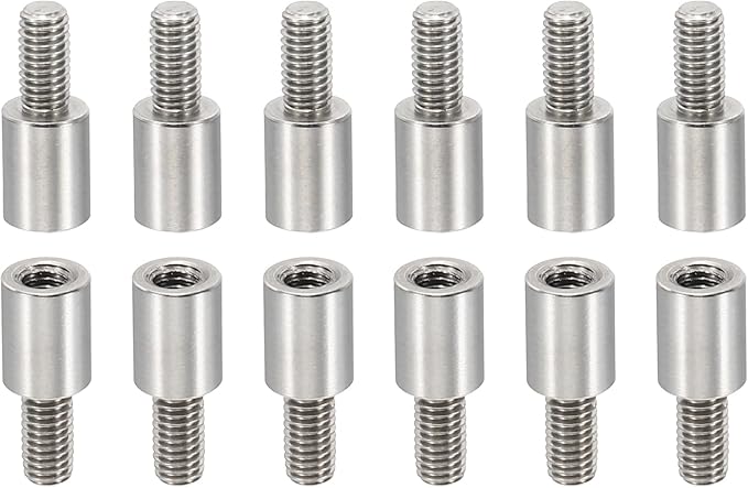 Amazon.com: PATIKIL 12pcs M3 Standoffs, M3 8+6mm Spacer Standoffs Steel ...