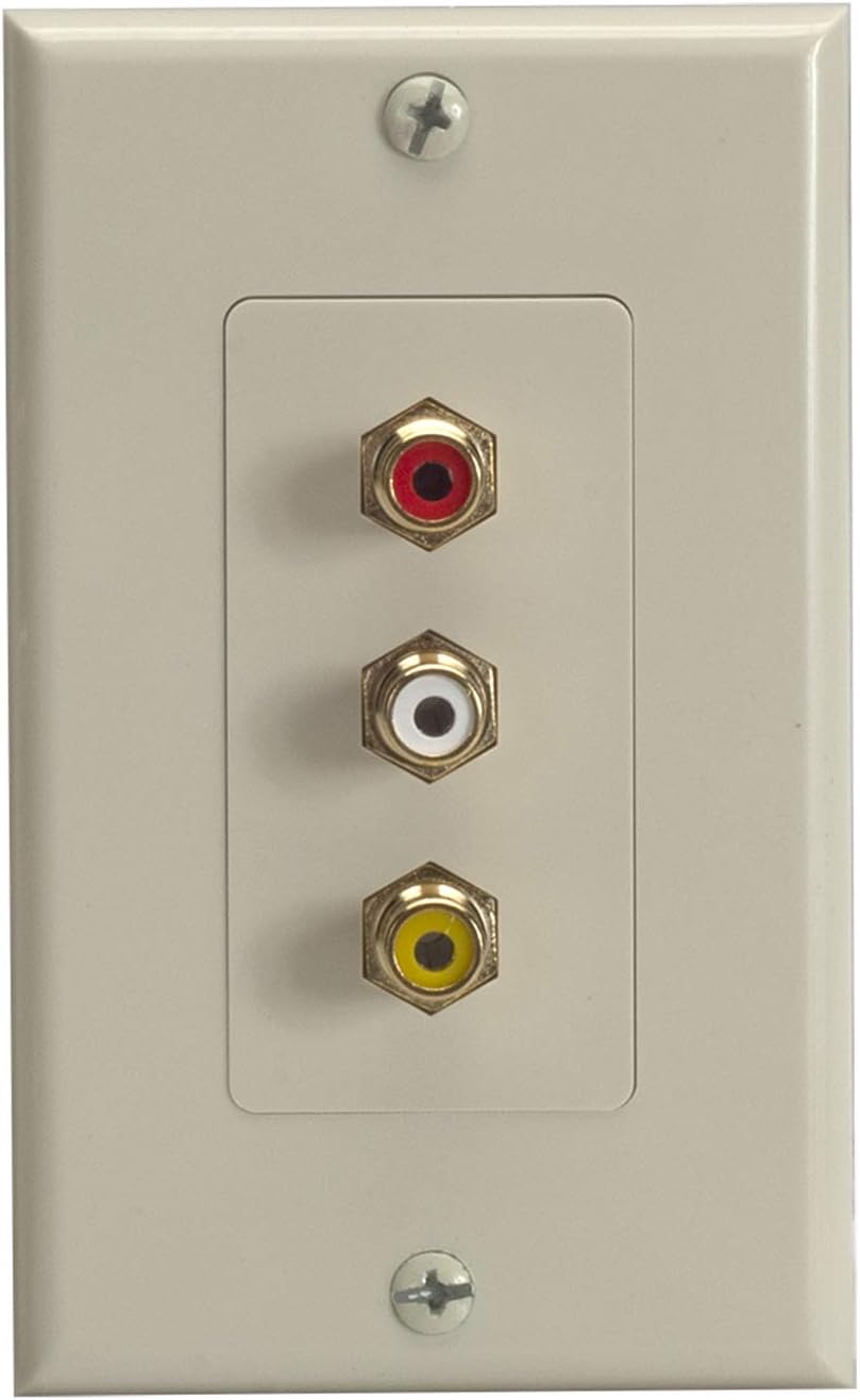 Amazon.com: Magnadyne WP-201C 3 RCA Component Female to Female ADAPTERS ...