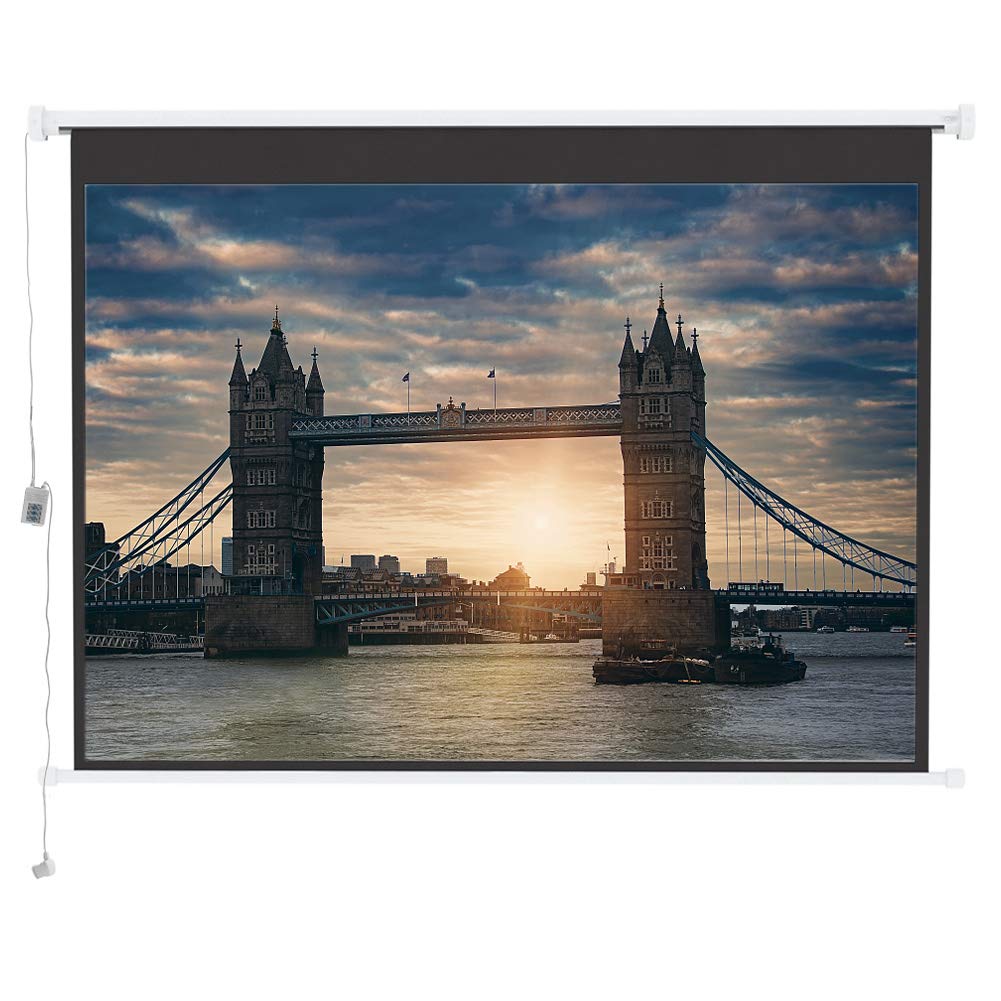 Buy INMOZATA Electric Projector Screen 72inch / 146x110cm Motorised ...