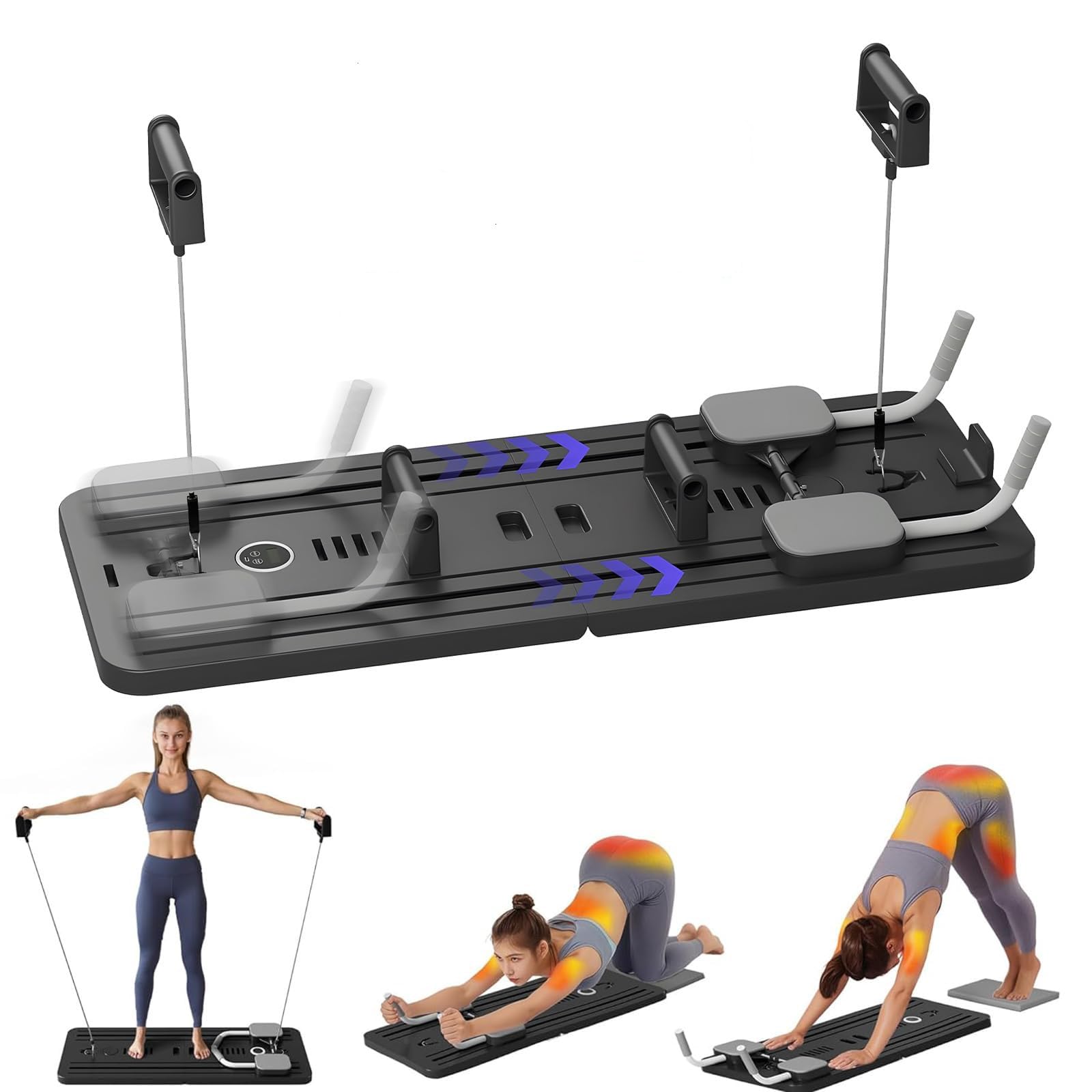 Amazon.com : Zojio Pilates Board, Pilates Reformer Set, Multi-Purpose ...