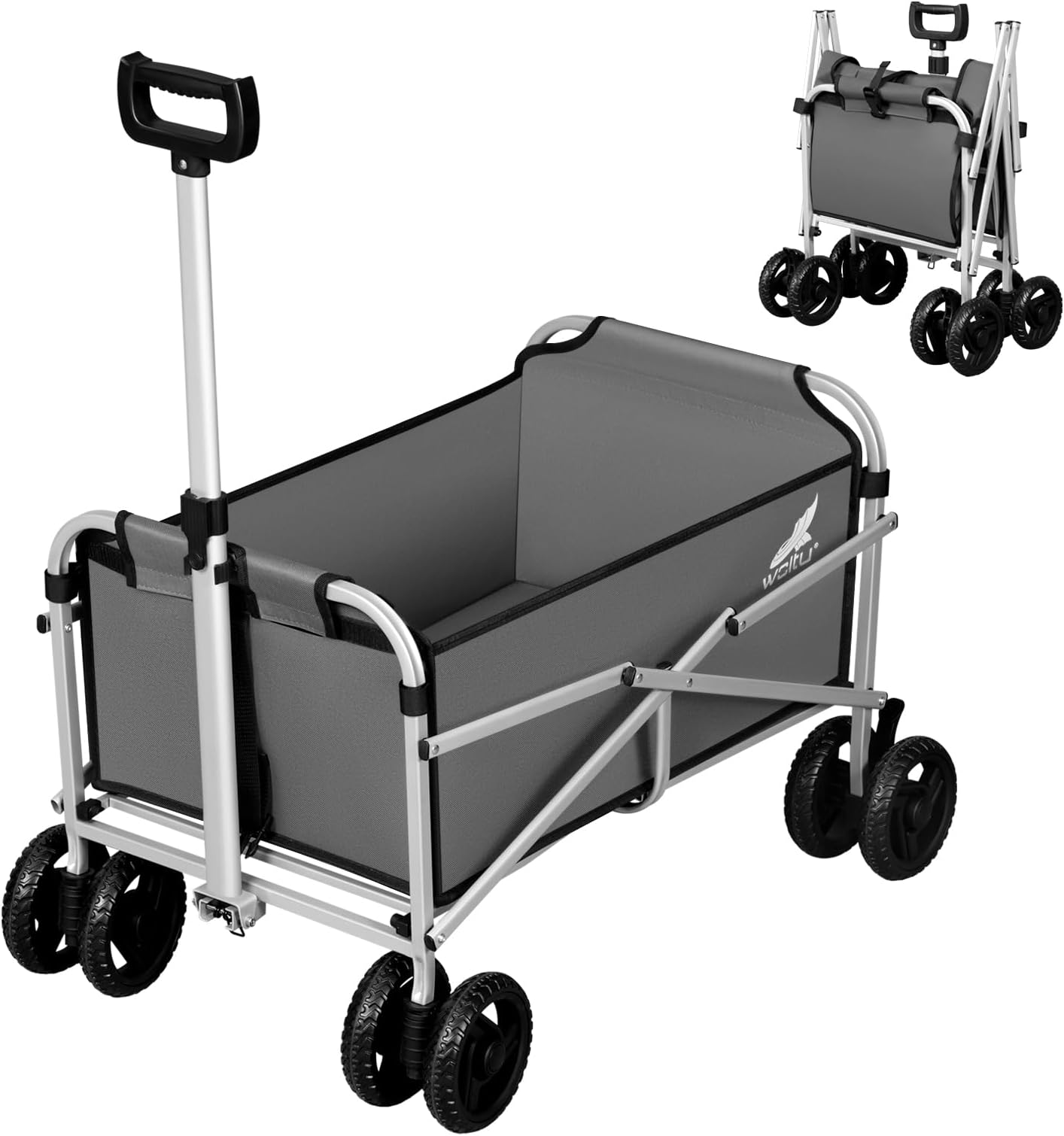 WOLTU Folding Garden Trolley, Festival Trolley, Wagon for Camping ...