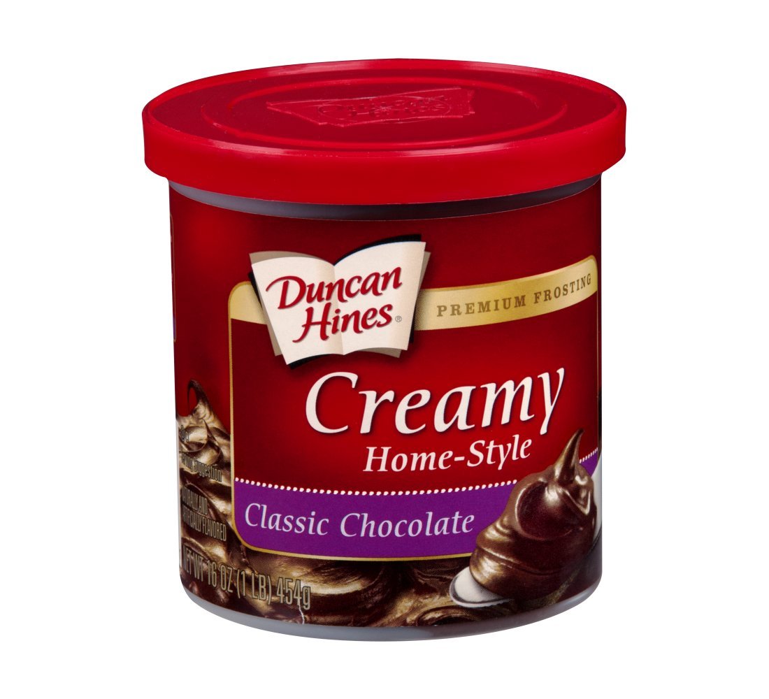 Amazon.com : Duncan Hines Creamy Chocolate Flavored Frosting, Perfect ...