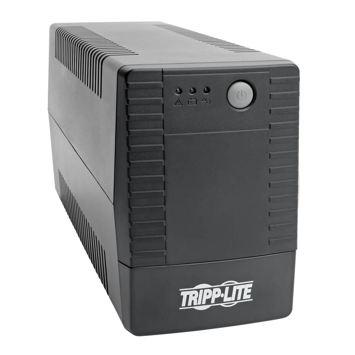 Buy Tripp Lite 650VA 360W Line-Interactive Tower UPS Battery Backup ...