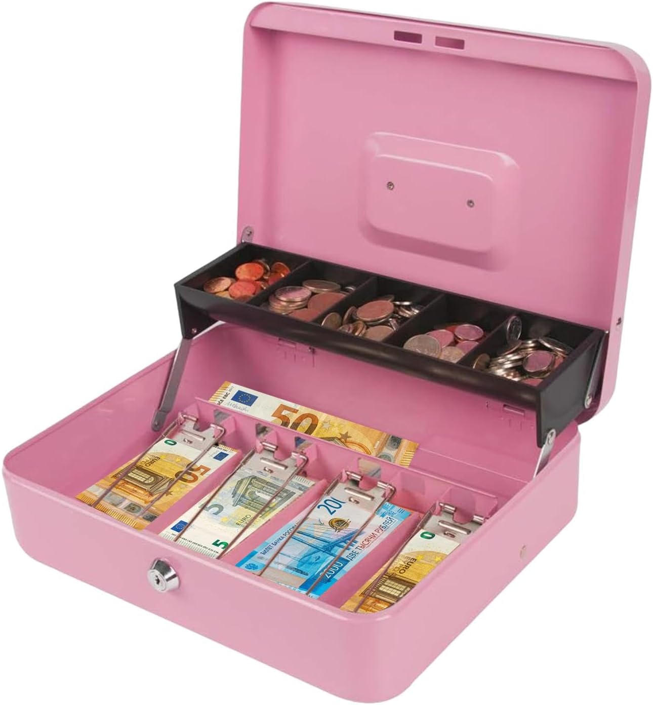 Amazon.com: Portable Lock Safe Box | Cash Register Drawer Organizer ...