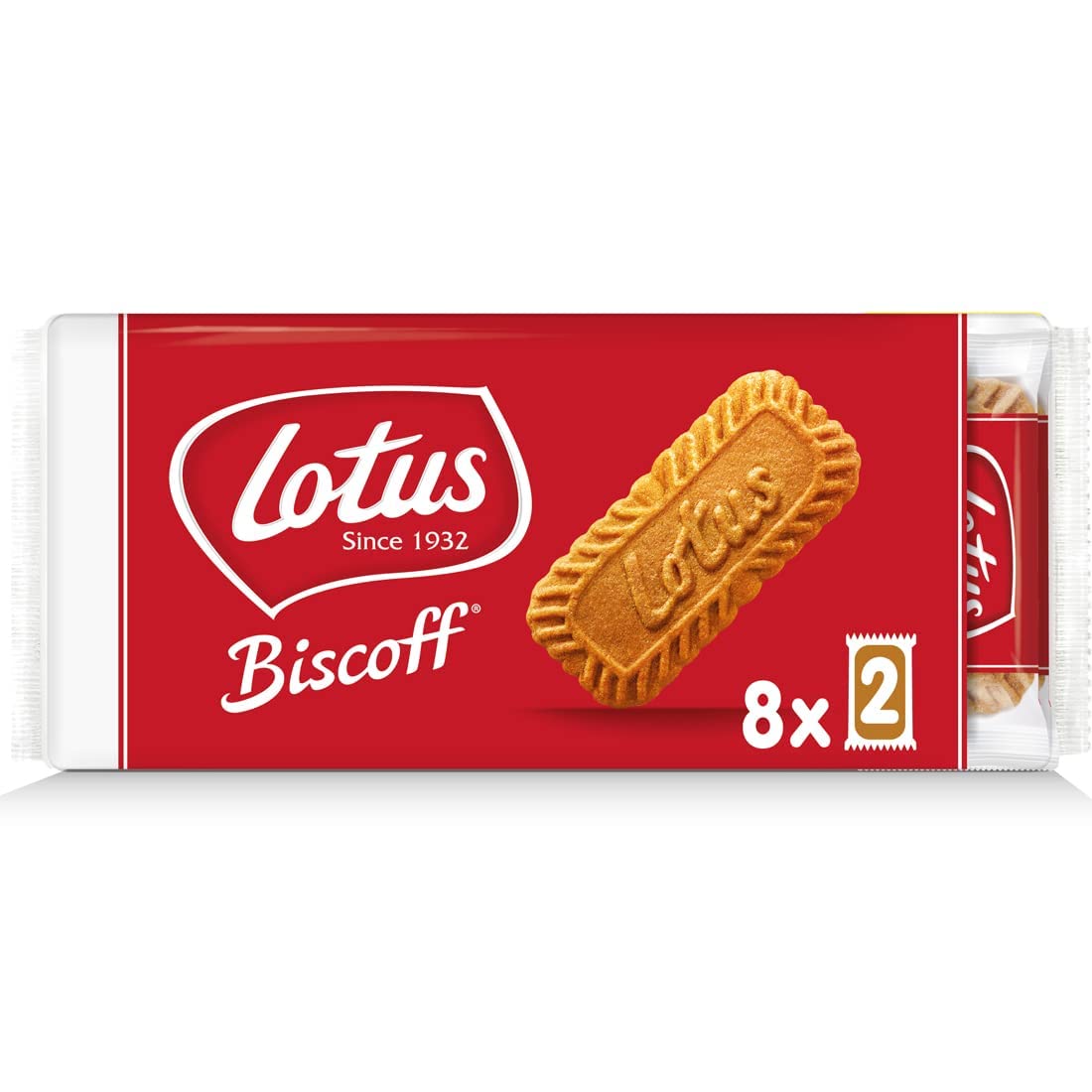 LOTUS BISCOFF|Belgian Speculoos|Caramelized Biscuit Cookies|2Px8 Counts|124G| Pack Of 1 - Wheat ...