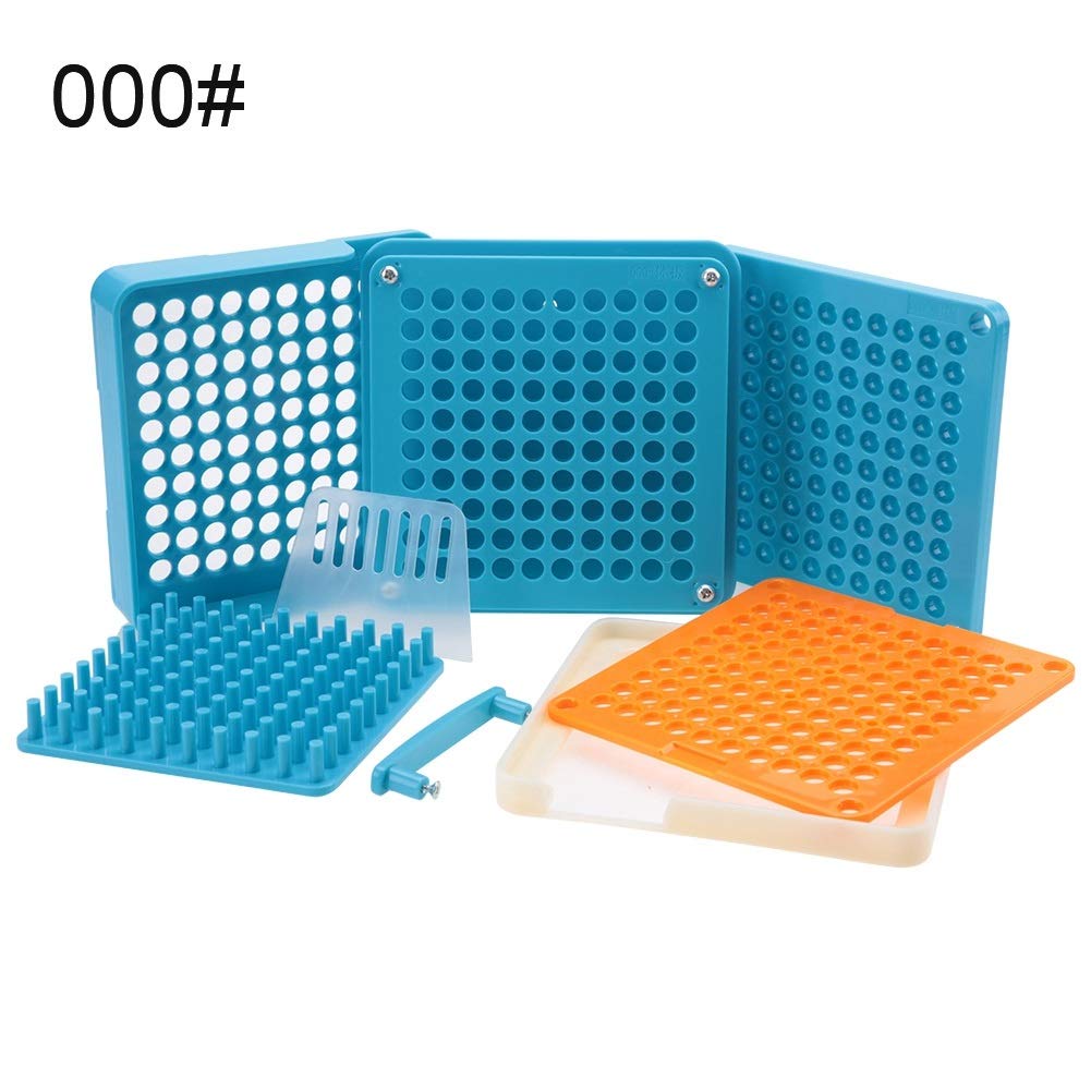 Buy Filler-100 Holes Empty Filler with Powder Spreader Plates s Filling ...