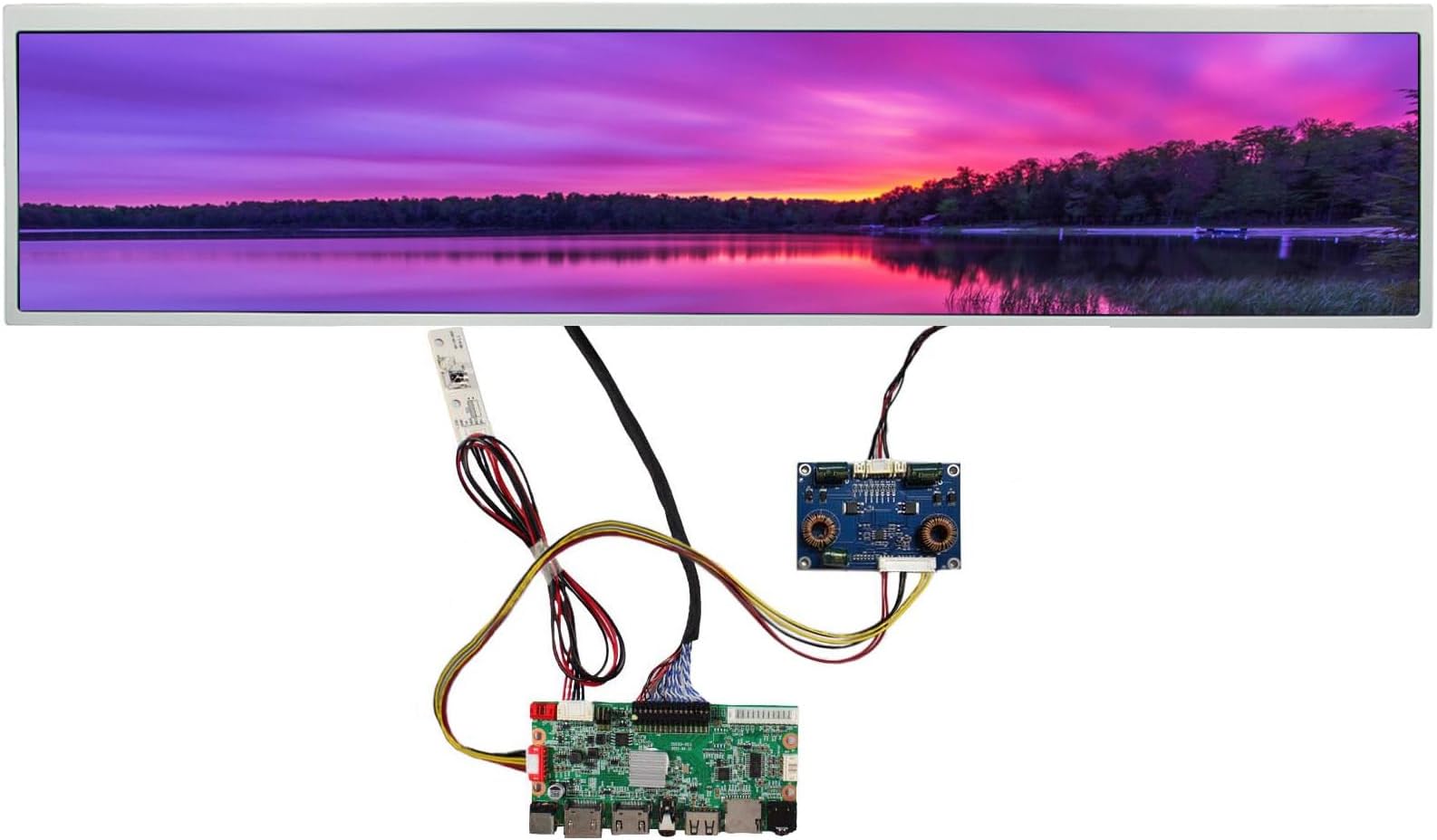 Amazon.com: VSDISPLAY 14.9" LCD Screen 1280x390 LTA149B780F with HD-MI ...