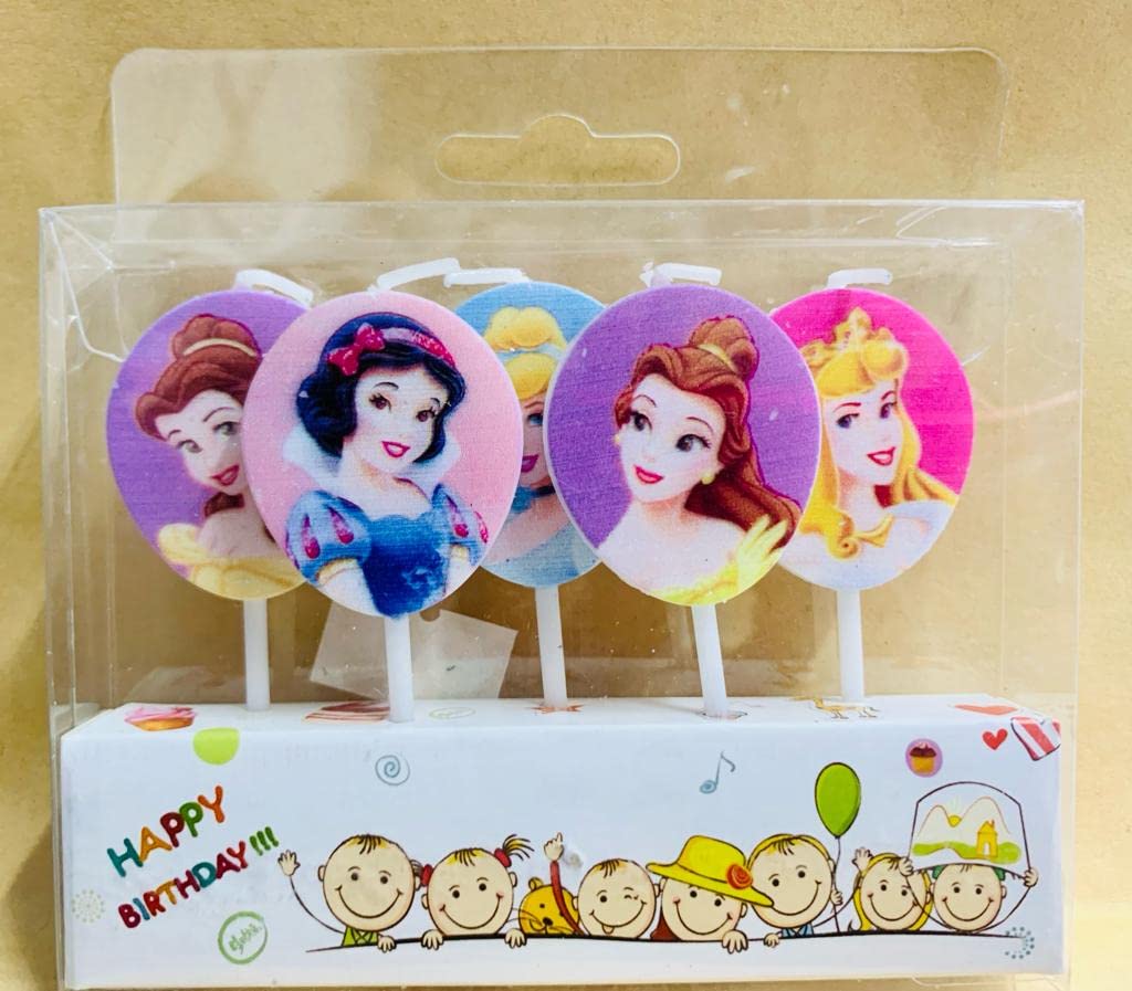 Party 24x7 Disney Princess Candle for Birthday Theme Party/Baby Girl ...