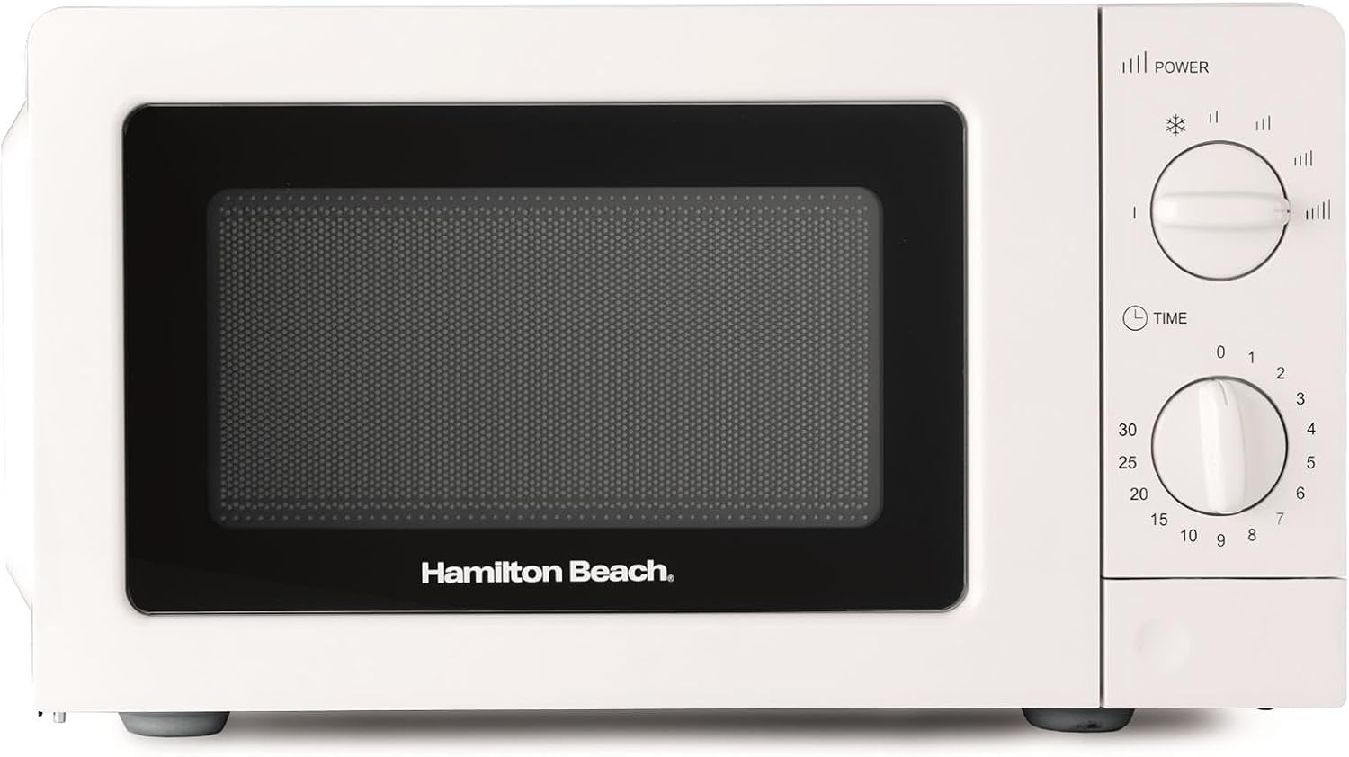 Hamilton Beach Microwave, 20L, 700W, Standard, Manual Controls, 6 Power ...