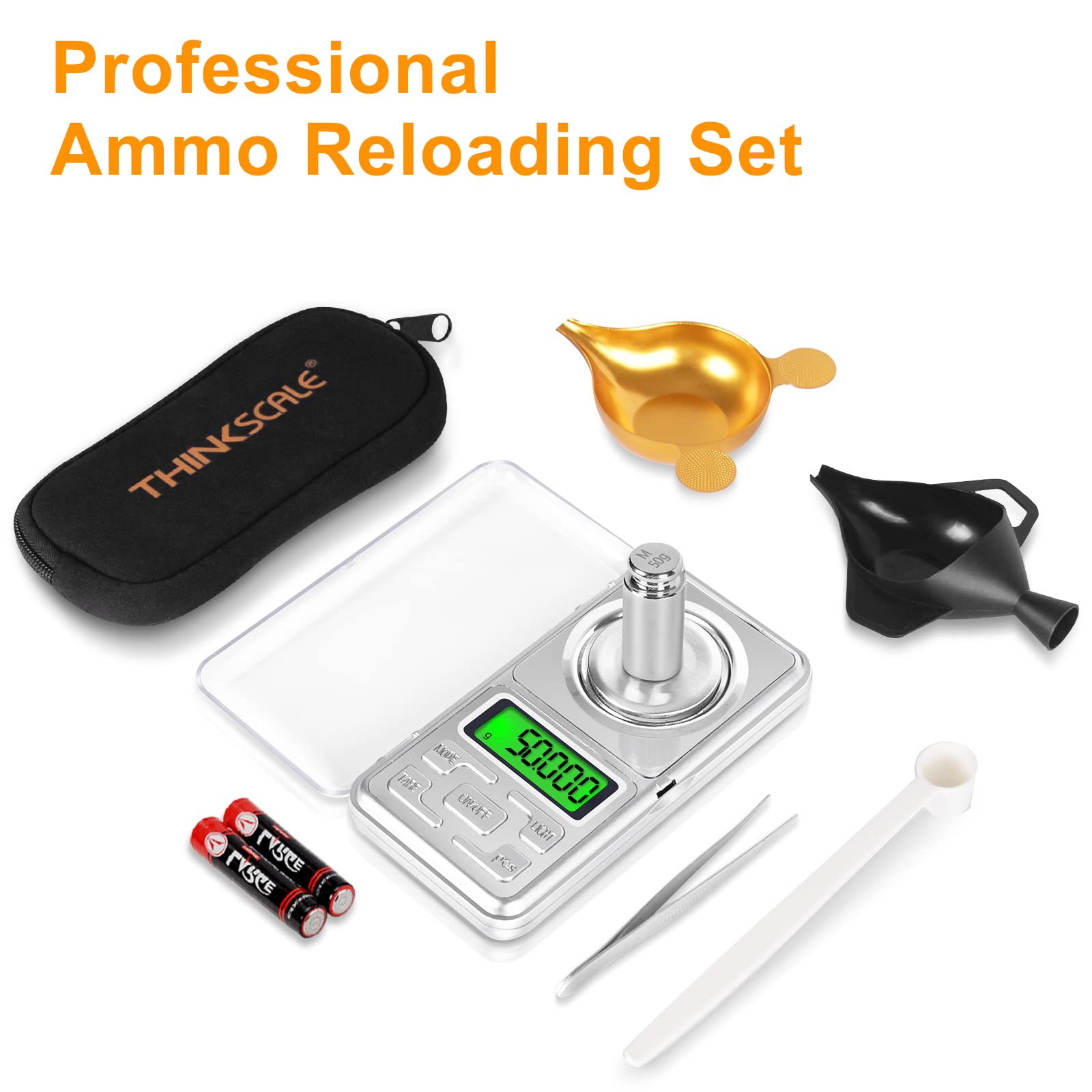 Snapklik.com : THINKSCALE Digital Reloading Scale 1500 Grain / 01gn