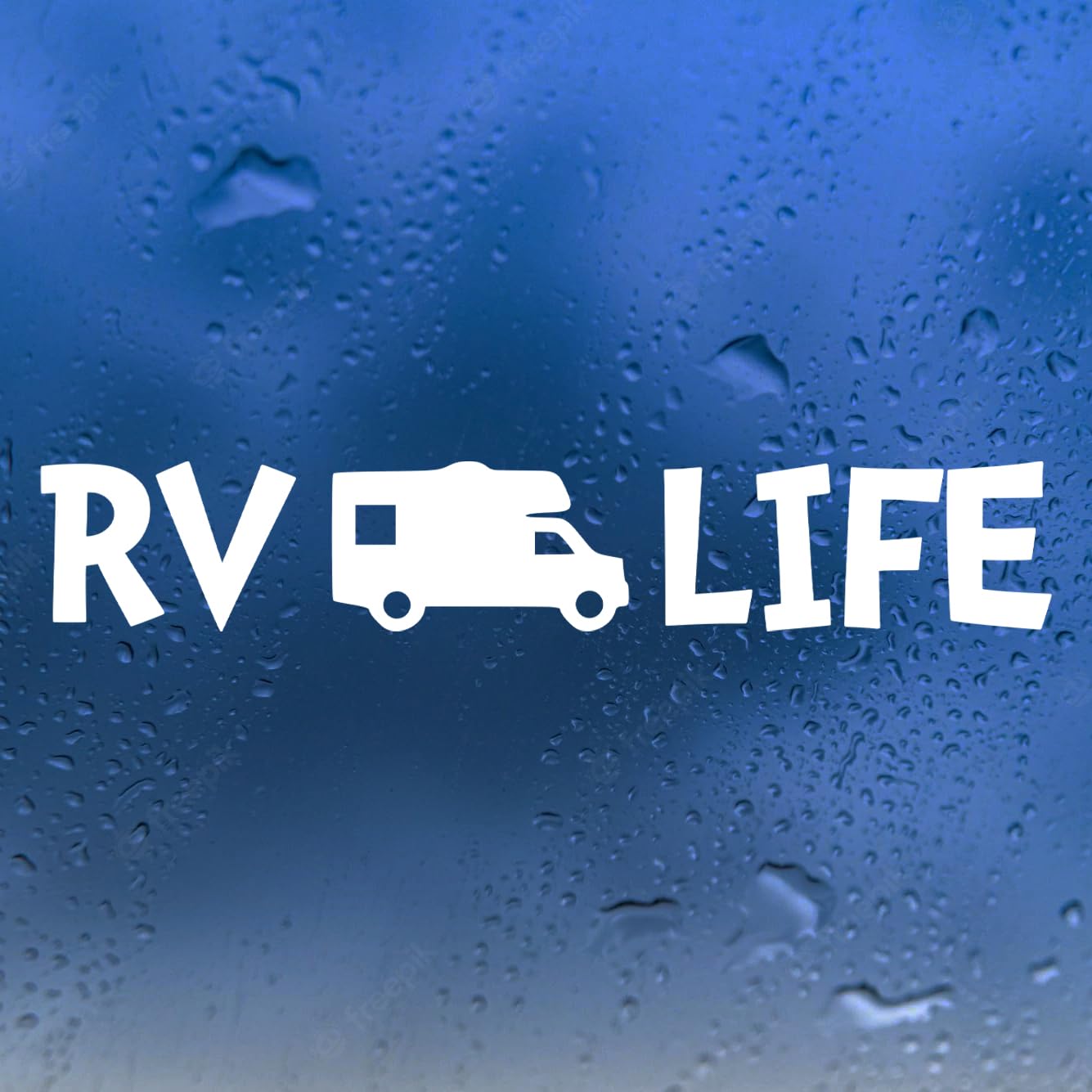 Amazon.com - RV Life Vinyl Sticker - Camper RV Travel Trailer 5th Wheel ...