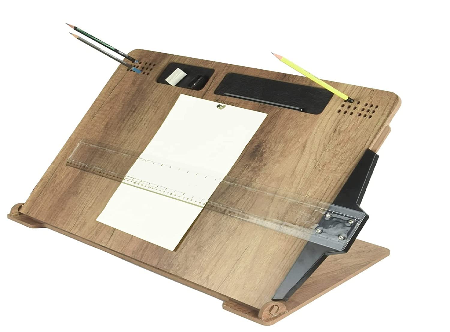 Shopfork Wooden Lightweight Foldable All In One Drawing Board With Edge ...