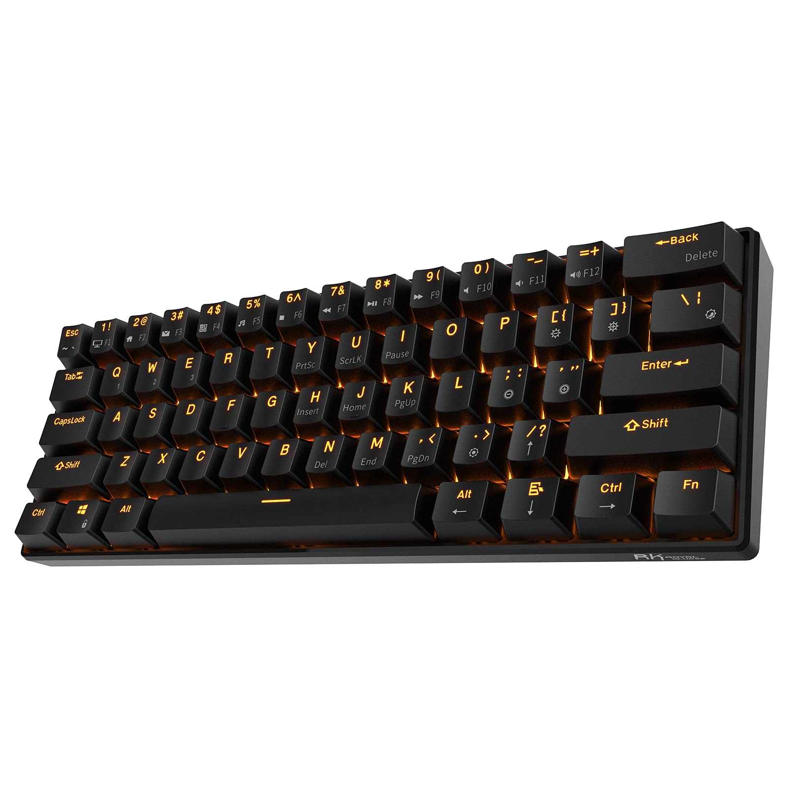 RK ROYAL KLUDGE RK61 Wireless 60% Mechanical Keyboard, 61 Keys ...
