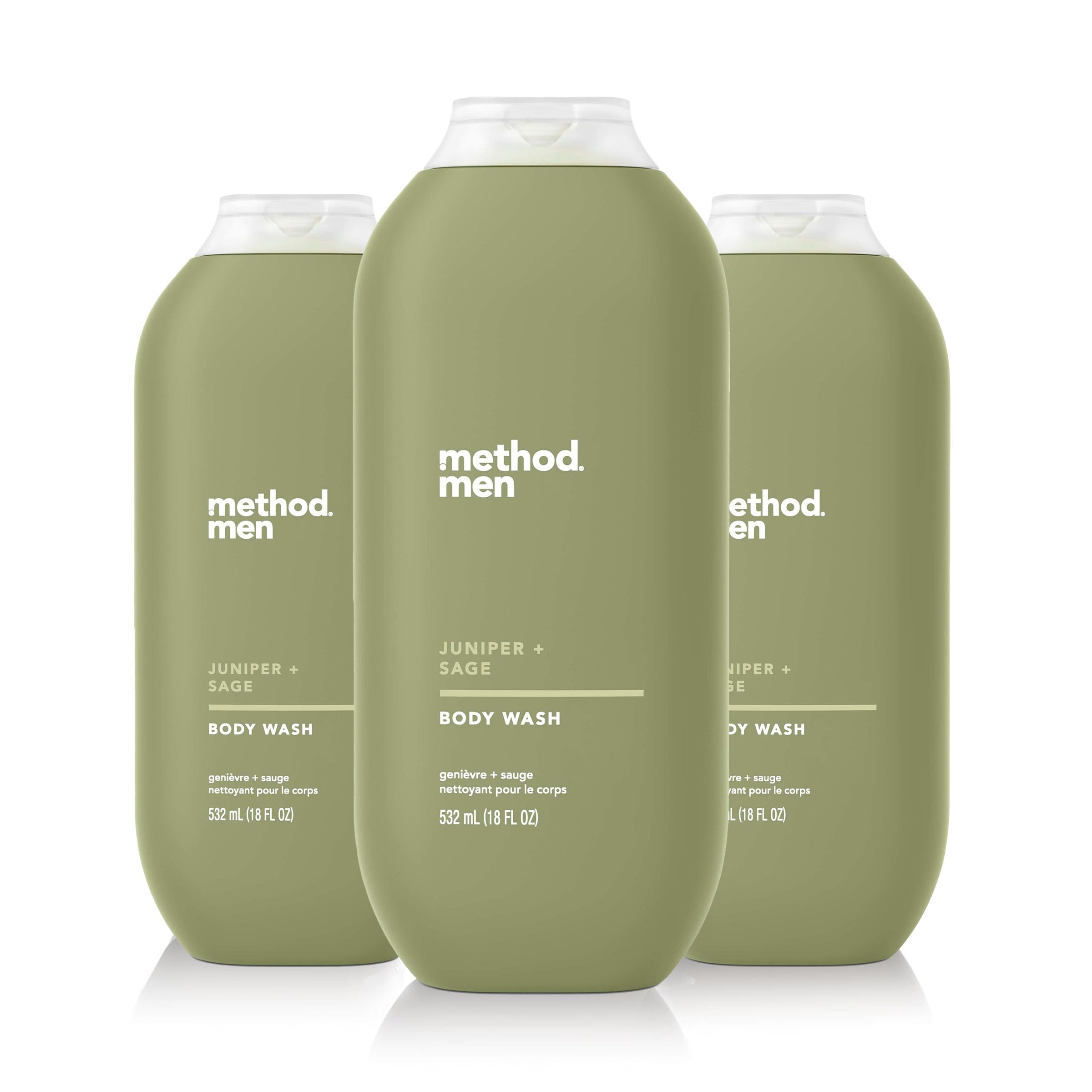 Amazon.com : Method Men, Juniper + Sage Body Wash, 18oz (Pack of 3 ...